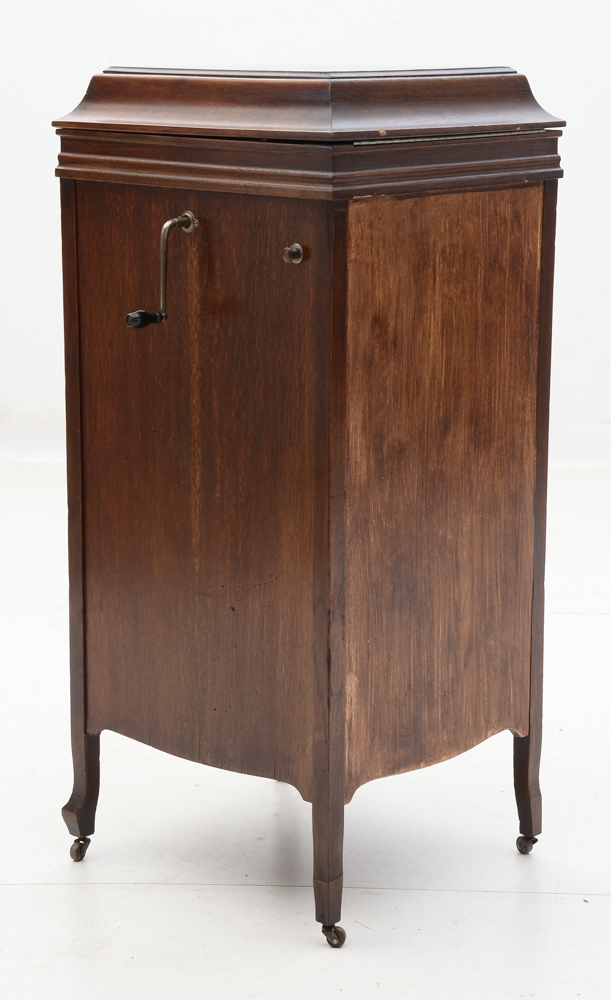 Brunswick Model 210 Oak Phonograph with Records | EBTH