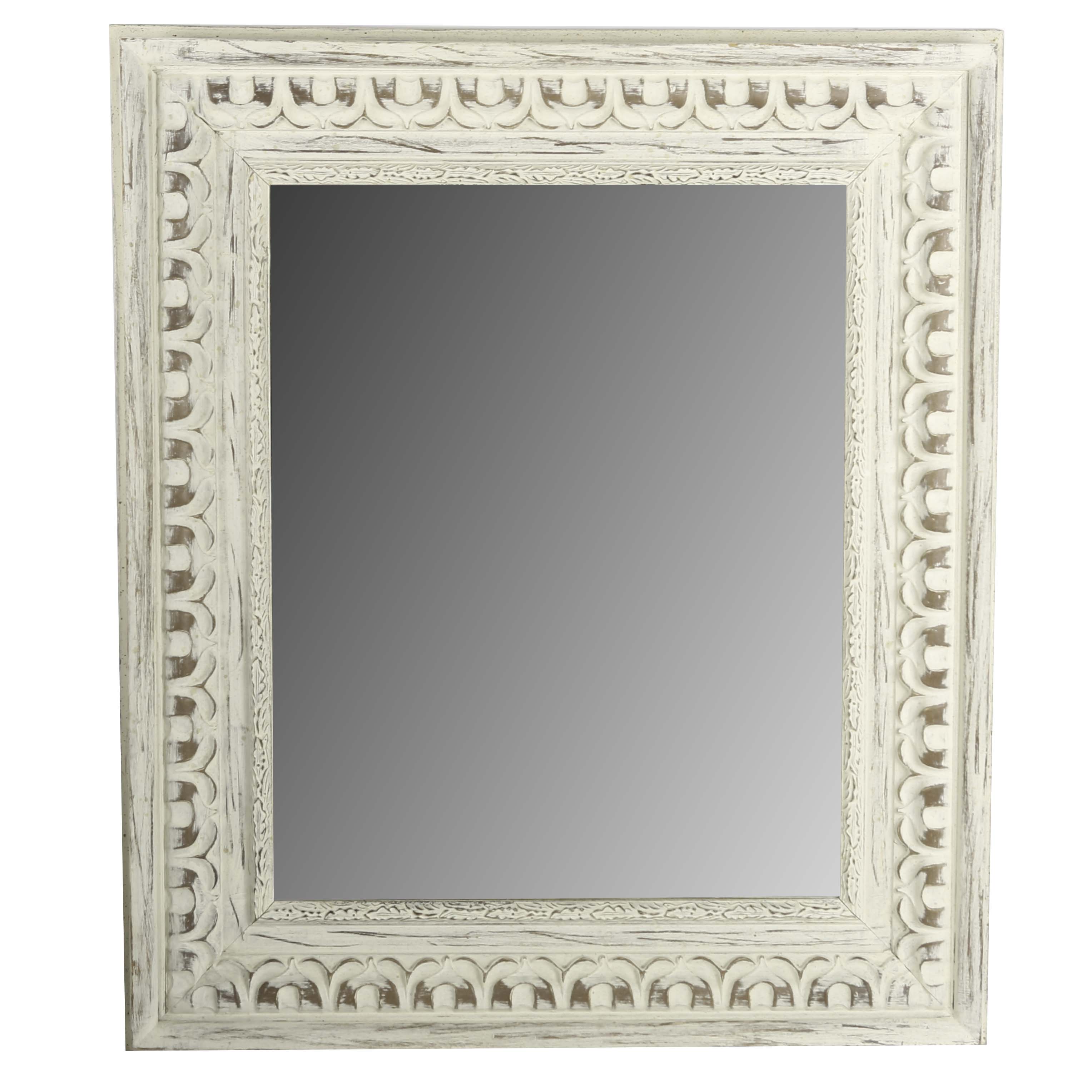 Whitewashed Wall Mirror | EBTH