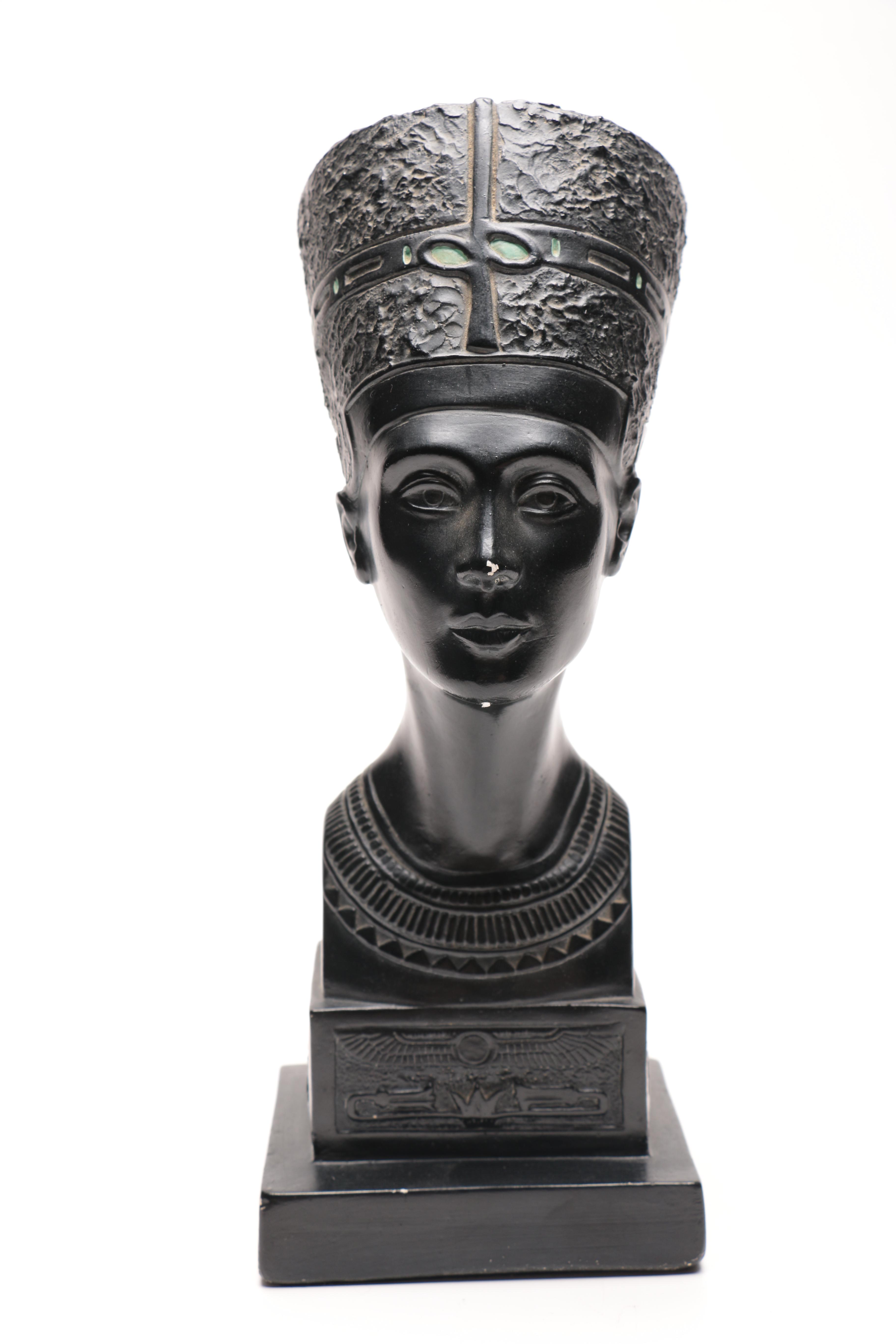 Alexander Backer Plaster Reproduction Sculpture After the Nefertiti ...
