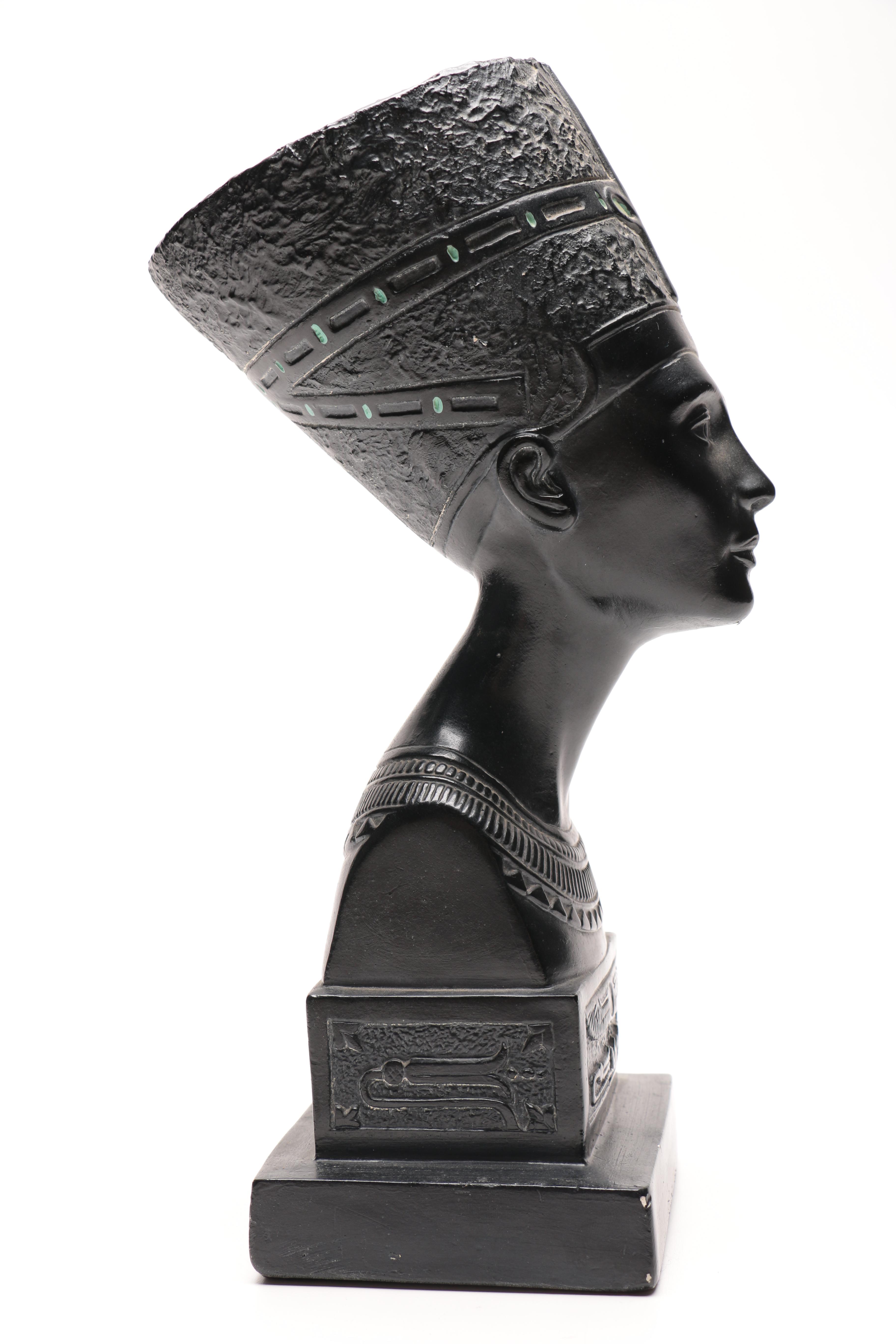 Alexander Backer Plaster Reproduction Sculpture After the Nefertiti ...