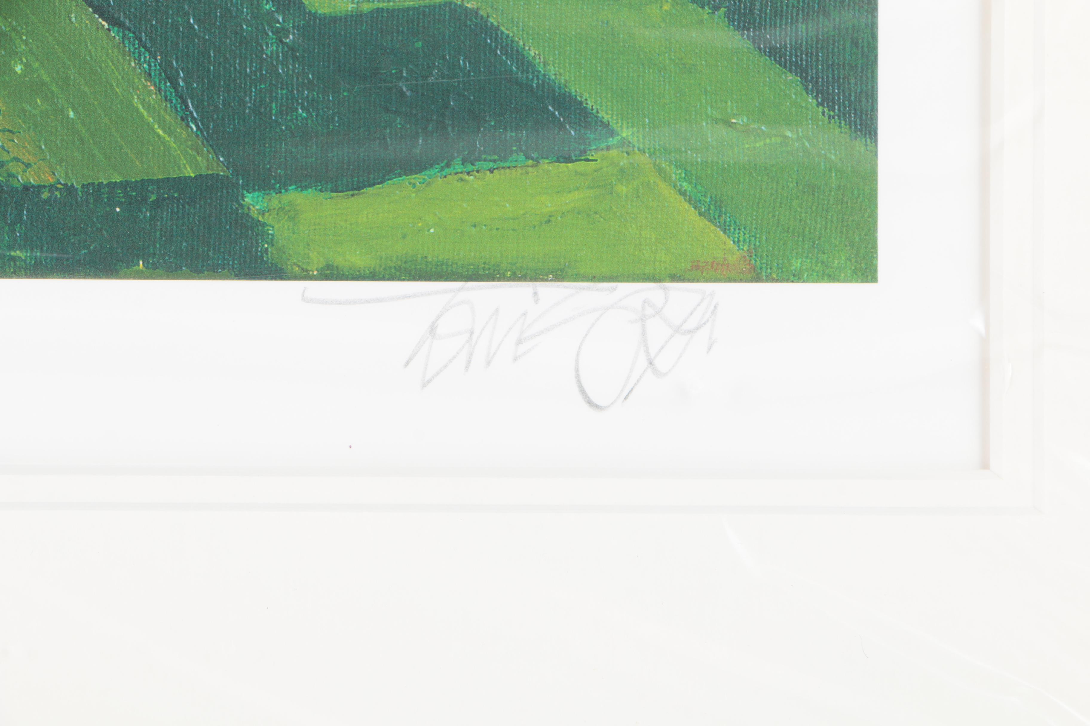 Limited Edition Giclee on Paper by Toni Goffe "Hill Town Evening" | EBTH