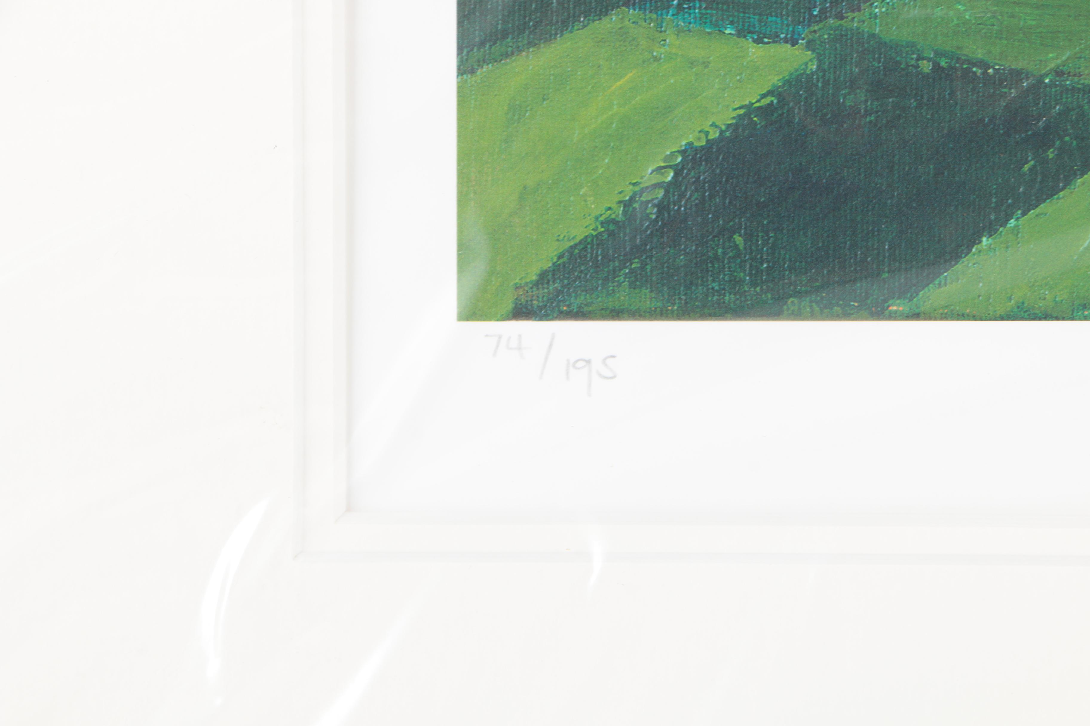 Limited Edition Giclee on Paper by Toni Goffe "Hill Town Evening" | EBTH