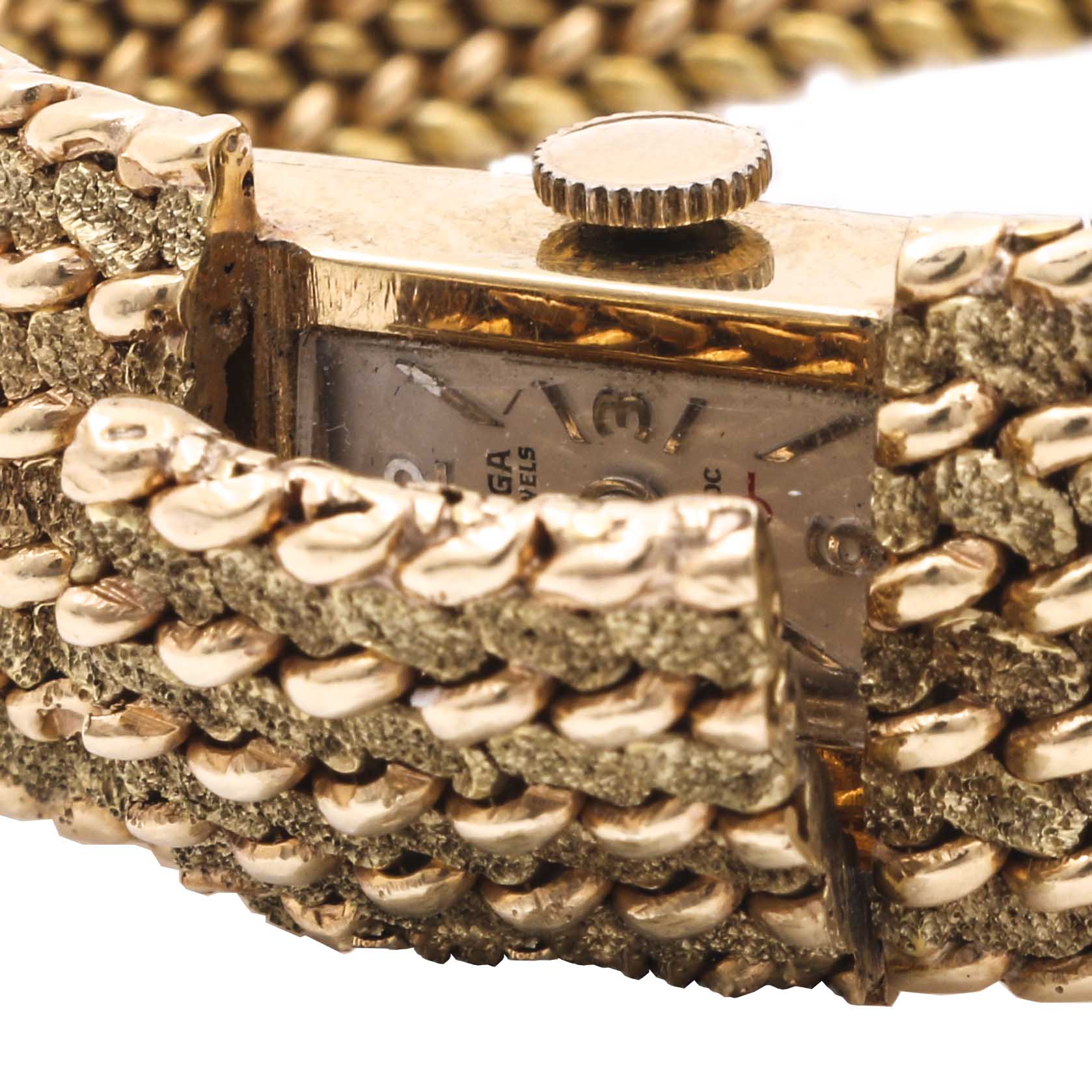 Eloga 14K Yellow Gold Bracelet With Covered Wristwatch | EBTH