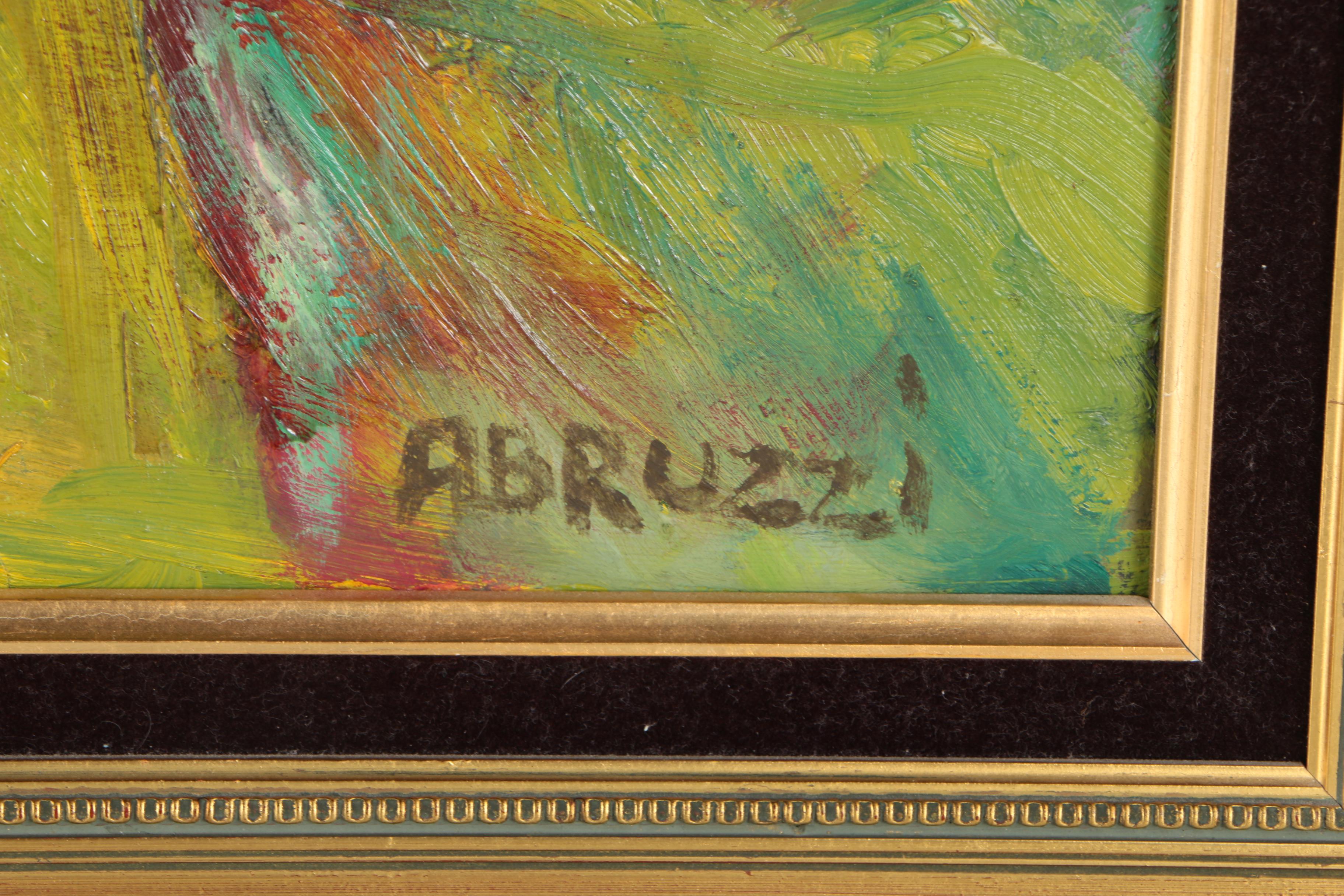 Harold Stephenson Abruzzi Mid-Century Oil Painting on Board of Two ...