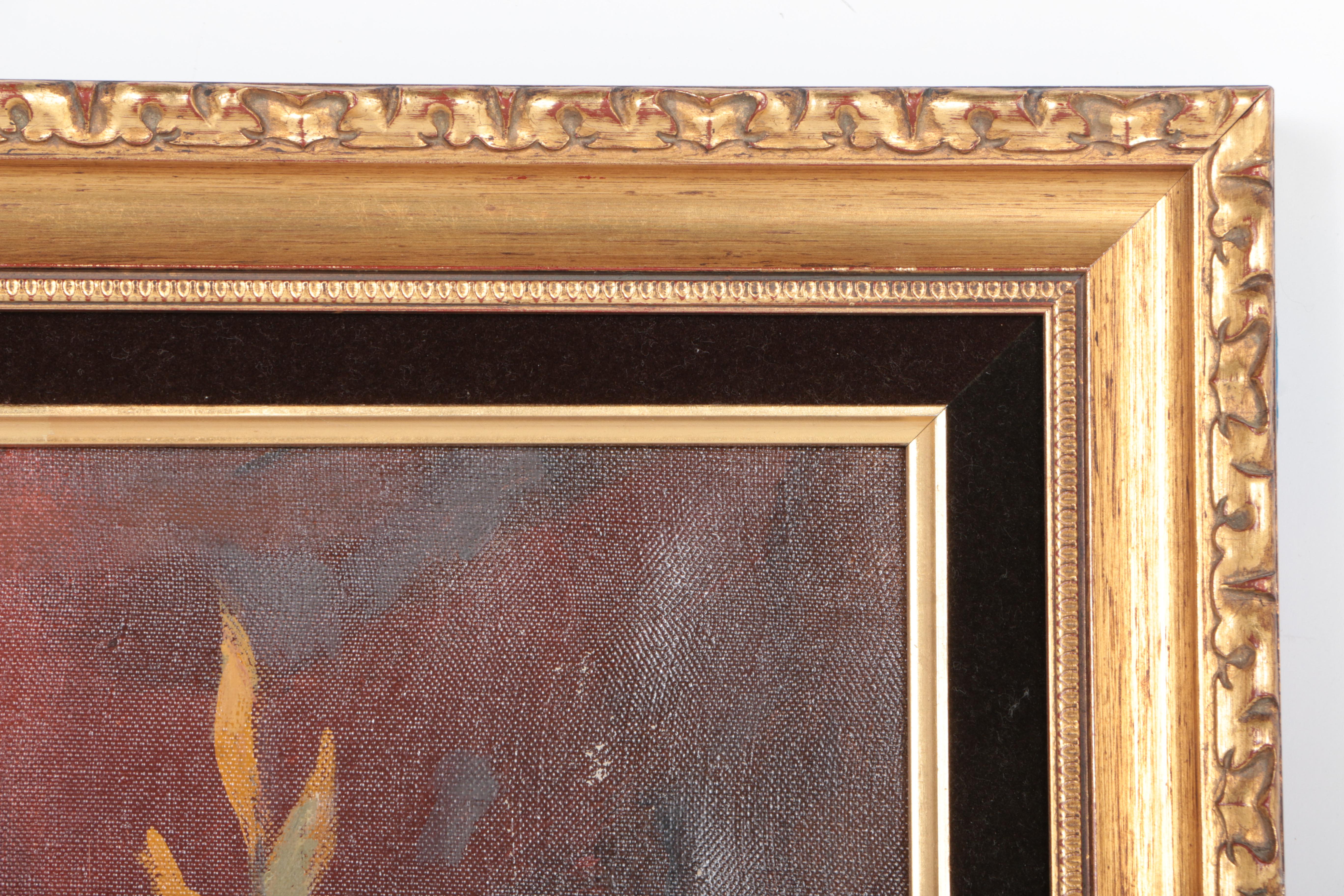 George Michaud Oil Painting on Canvas of Family | EBTH