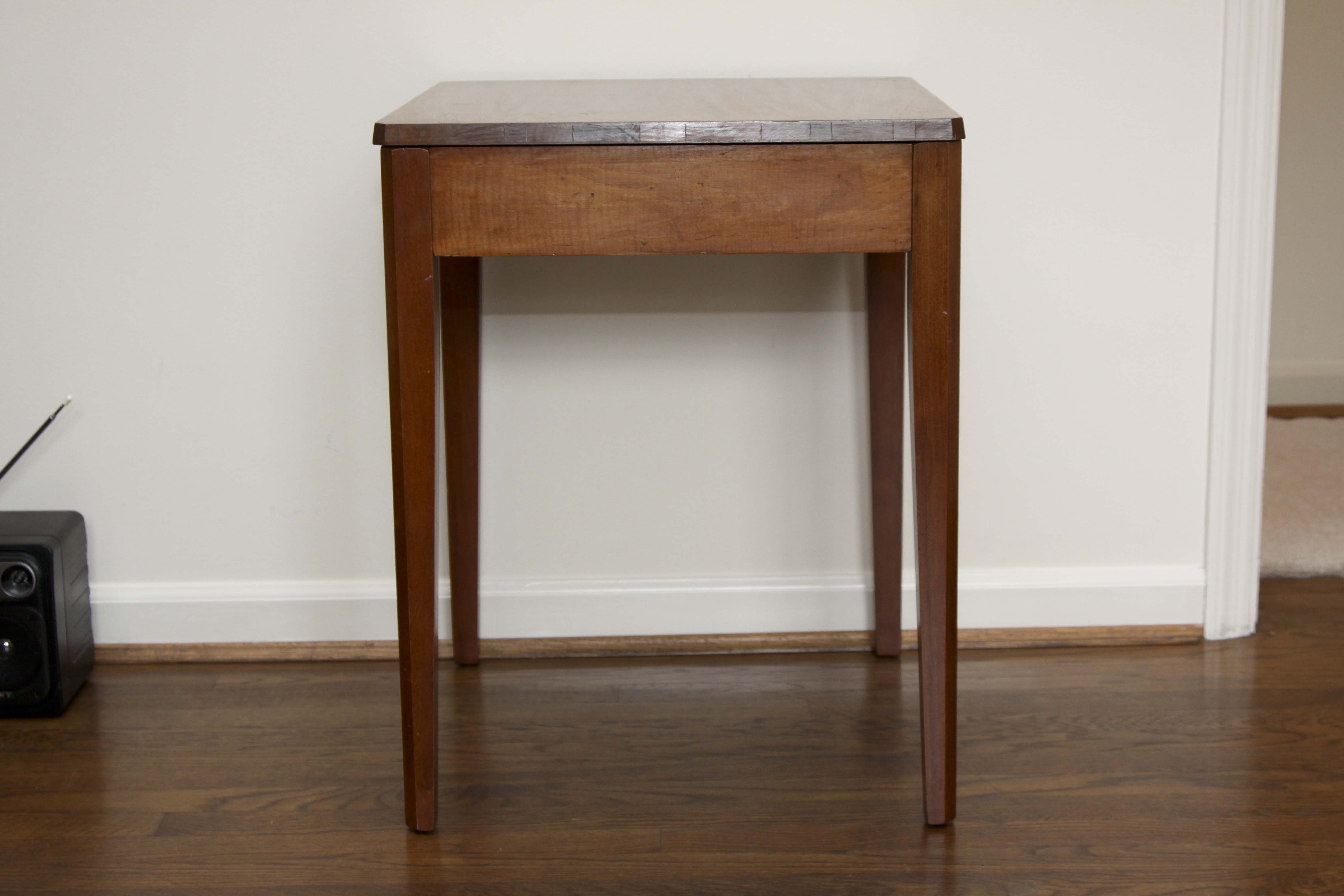 Vintage Swivel Top Side Table | EBTH