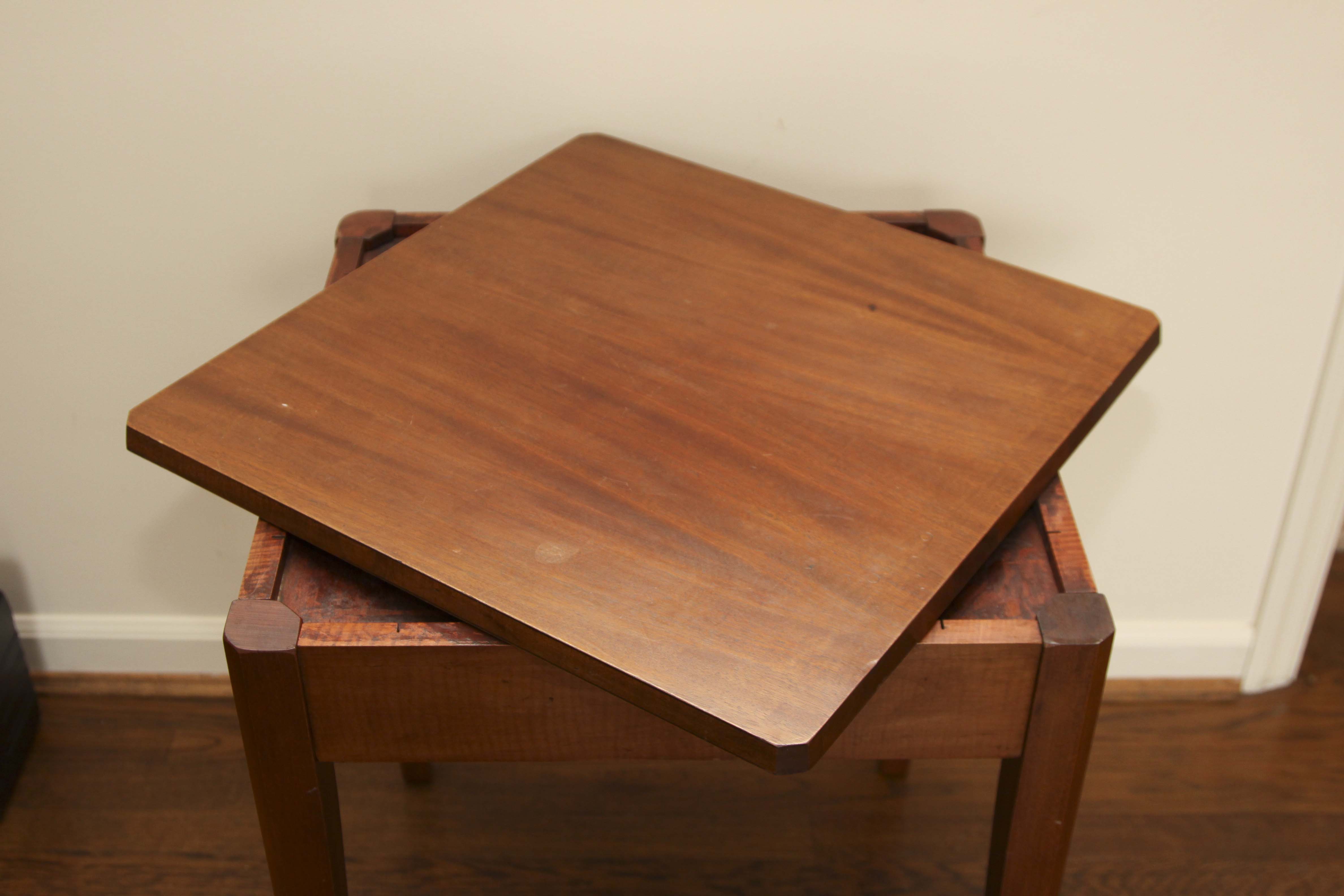 Vintage Swivel Top Side Table | EBTH