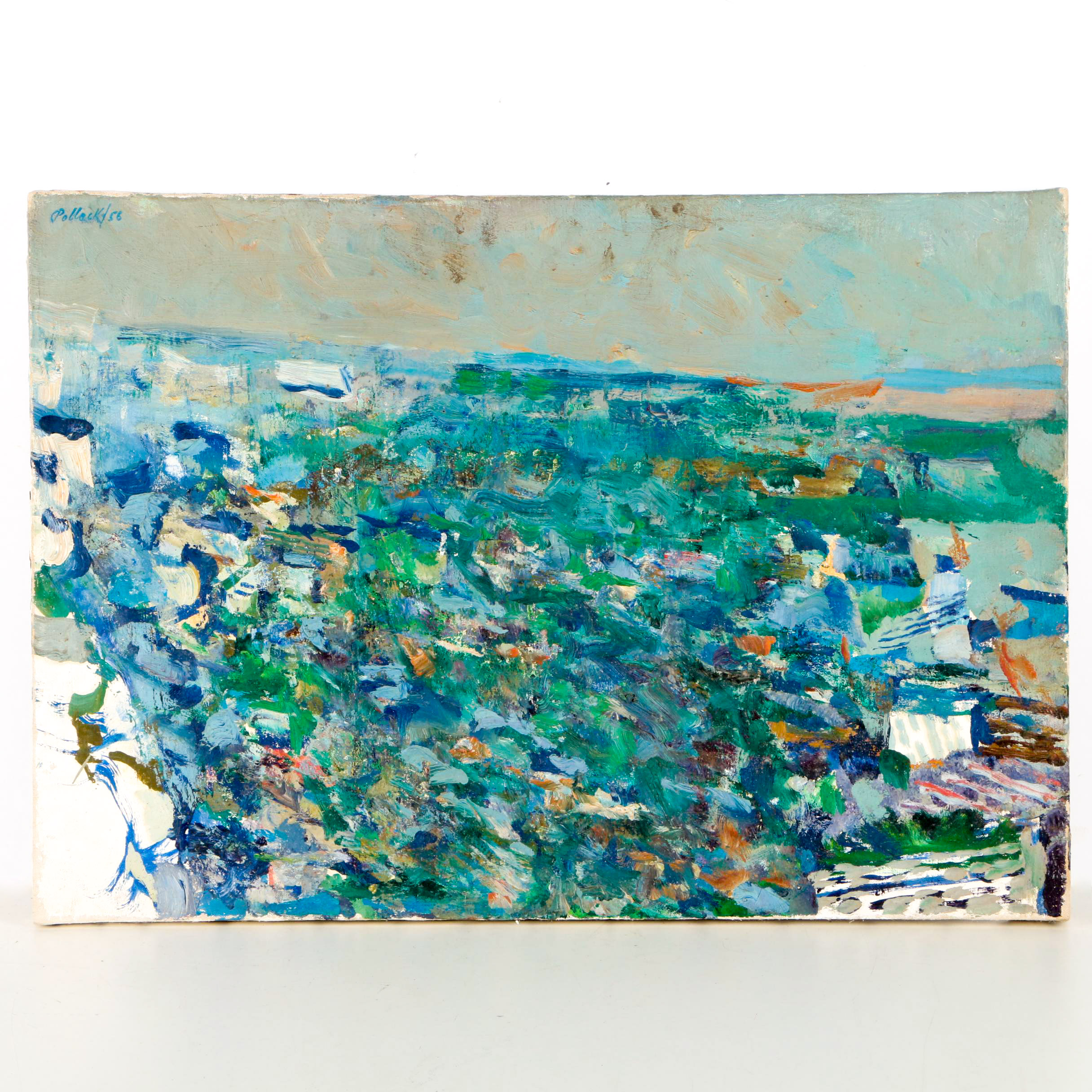 Reginald Murray Pollack Abstract Oil Painting on Canvas | EBTH