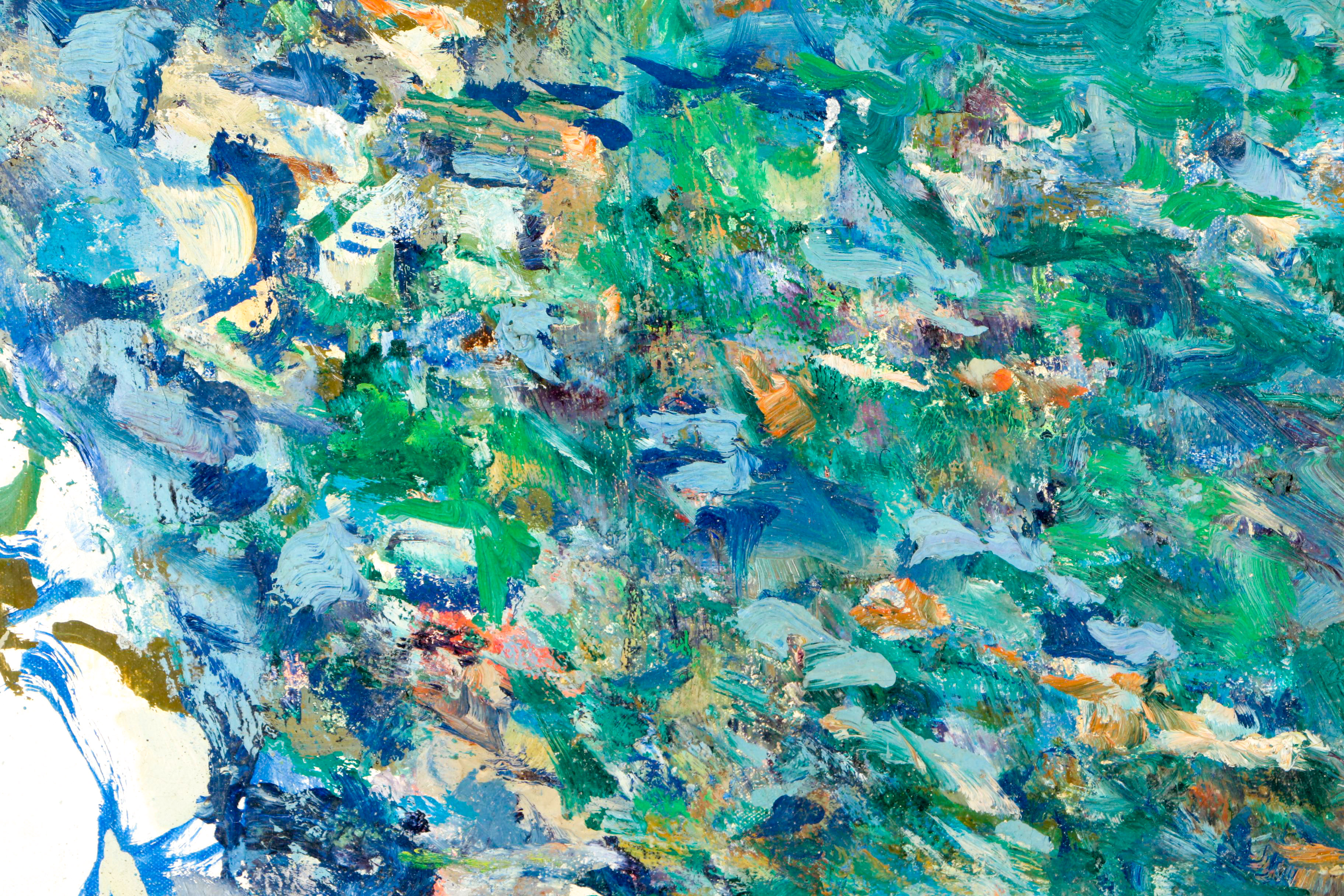 Reginald Murray Pollack Abstract Oil Painting on Canvas | EBTH