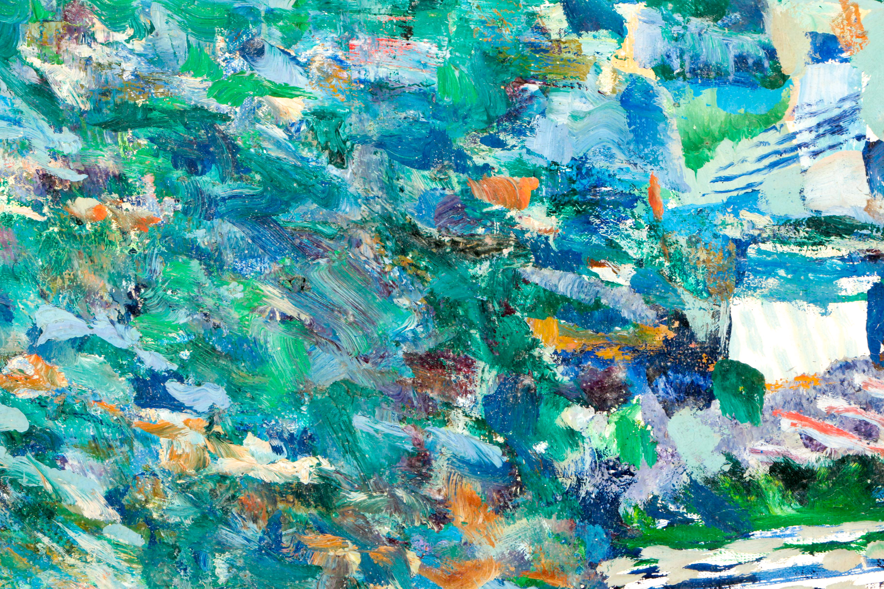 Reginald Murray Pollack Abstract Oil Painting on Canvas | EBTH