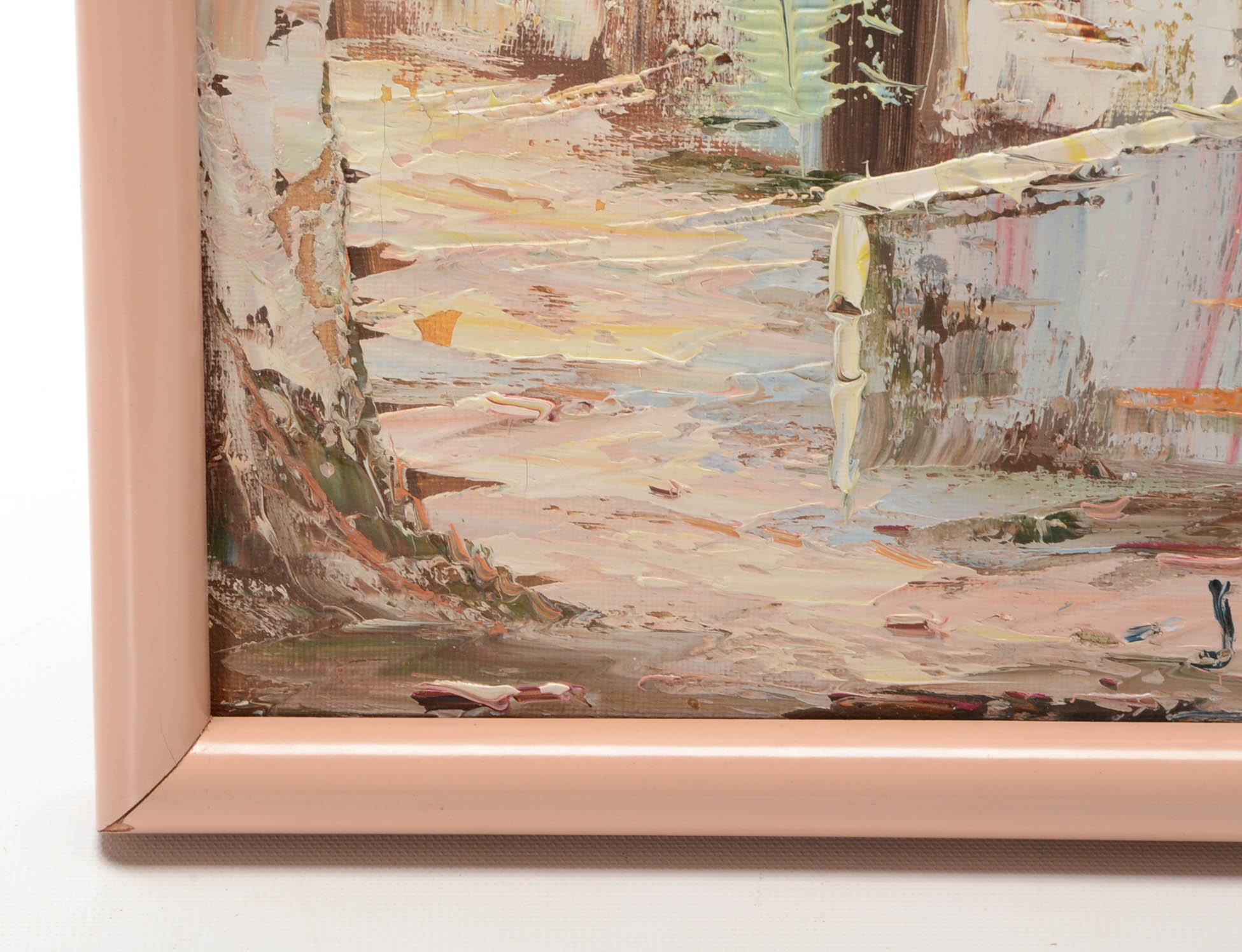 Juan Pascual Original Oil on Canvas Street Scene | EBTH