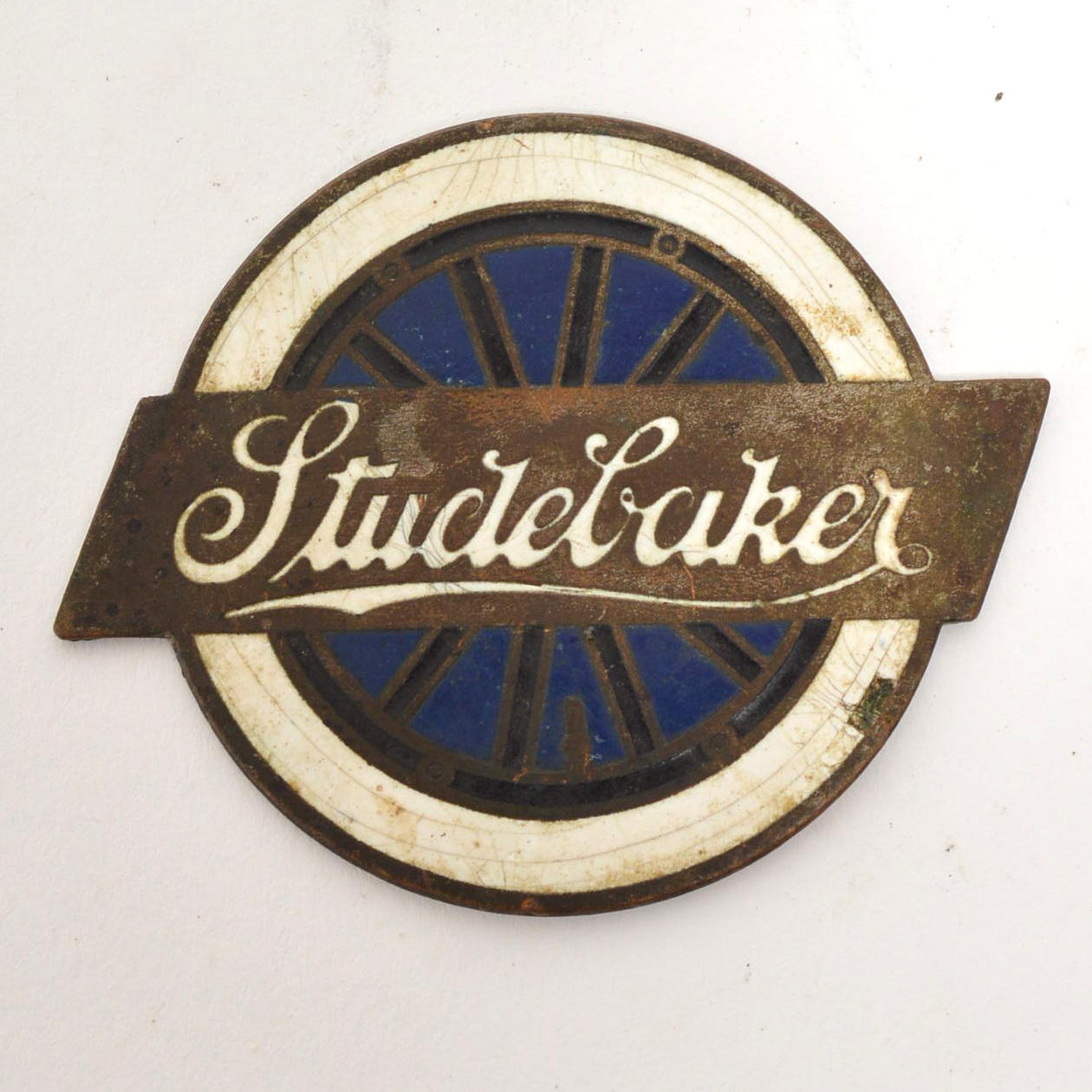 Vintage Enameled Studebaker Decal | EBTH