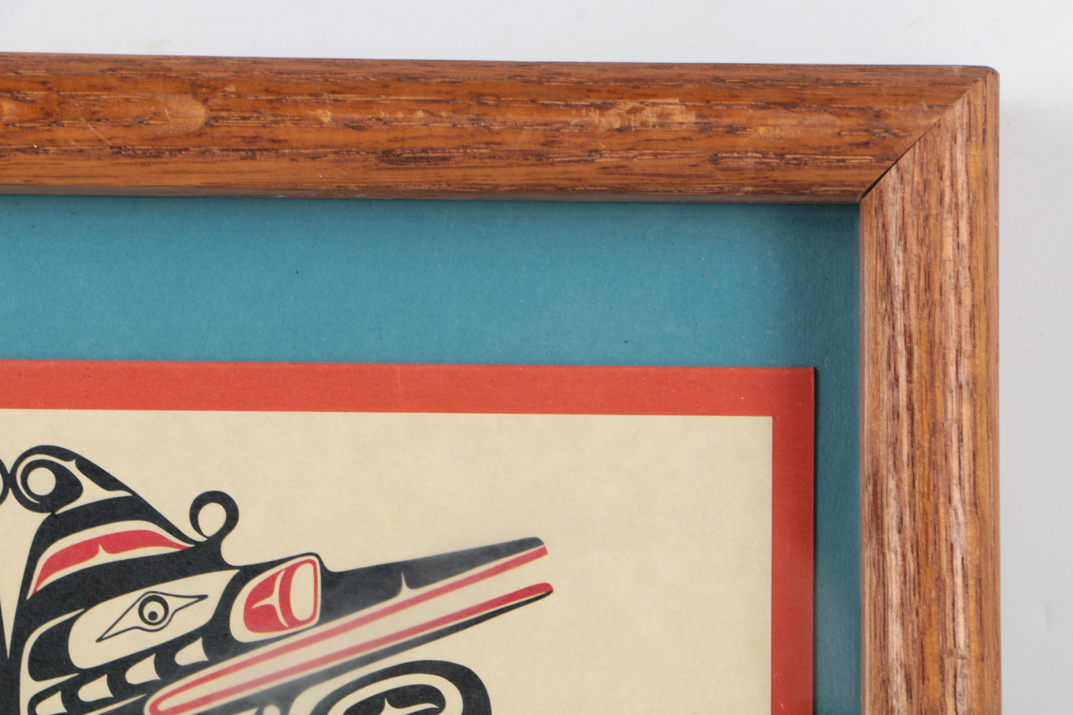 Pacific Northwest Indigenous Offset Lithographs of Traditional Symbols ...