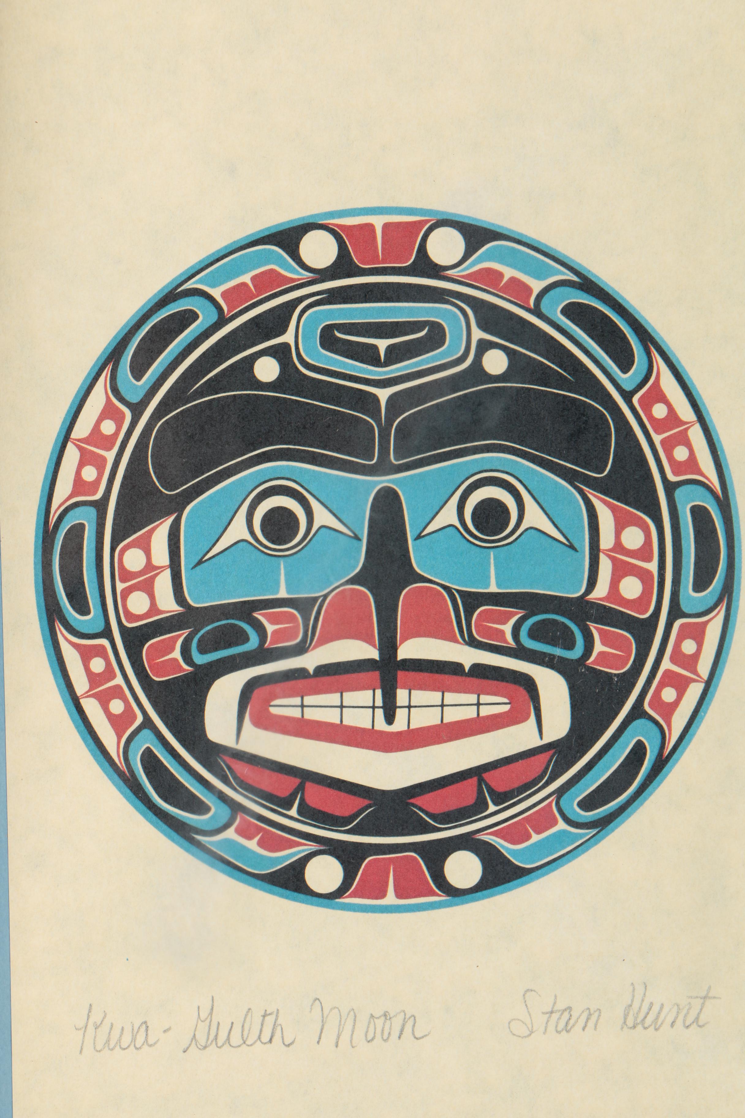 Pacific Northwest Indigenous Offset Lithographs of Traditional Symbols ...
