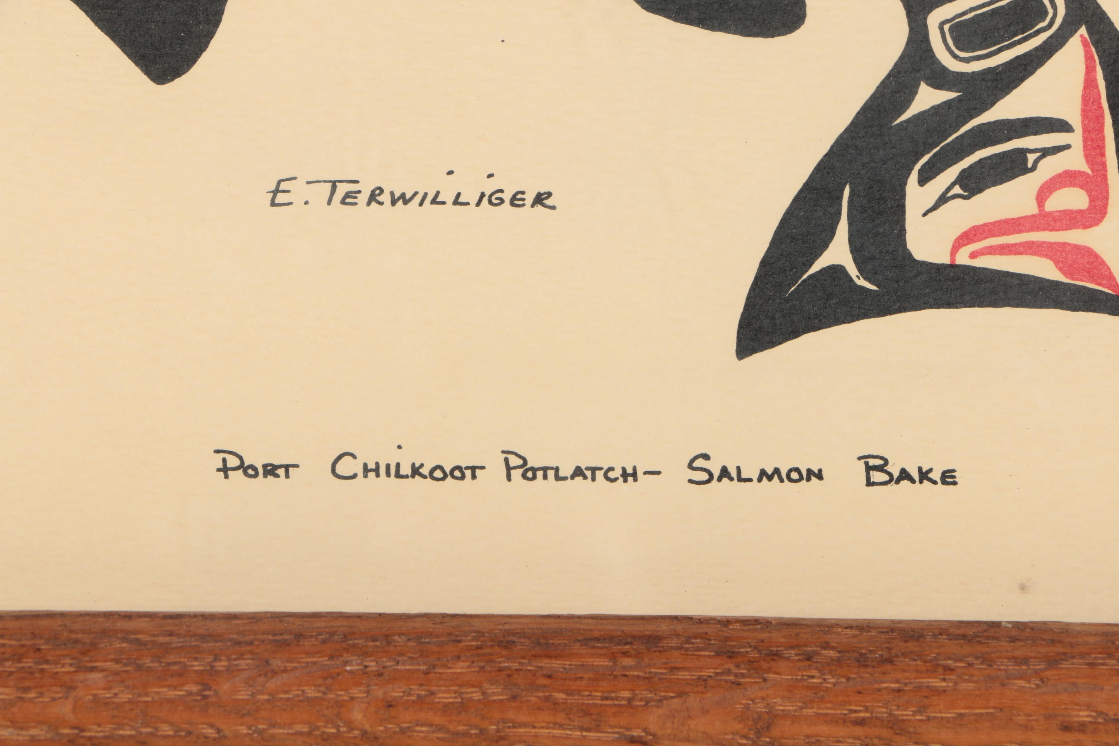 Pacific Northwest Indigenous Offset Lithographs of Traditional Symbols ...