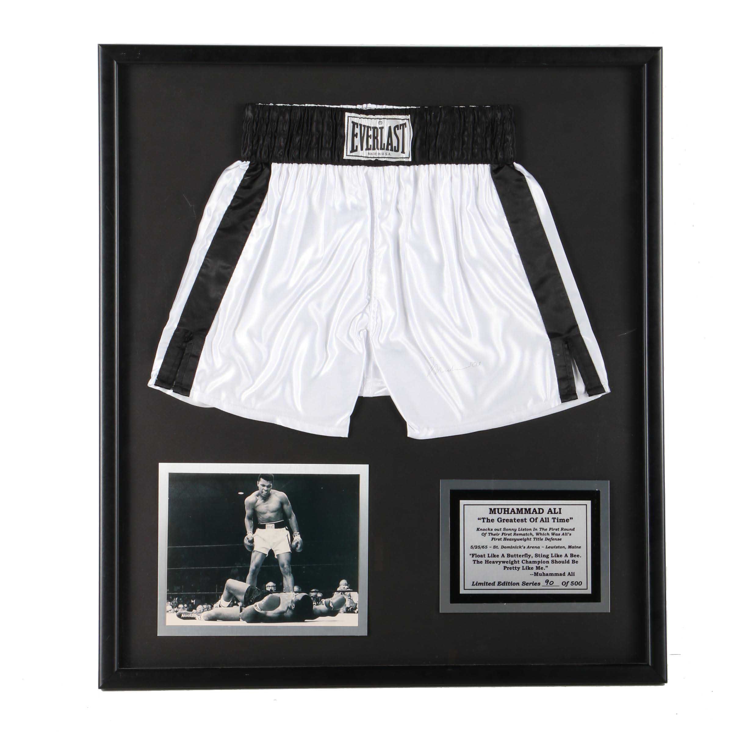 Limited Edition Signed Muhammad Ali Boxing Shorts | EBTH