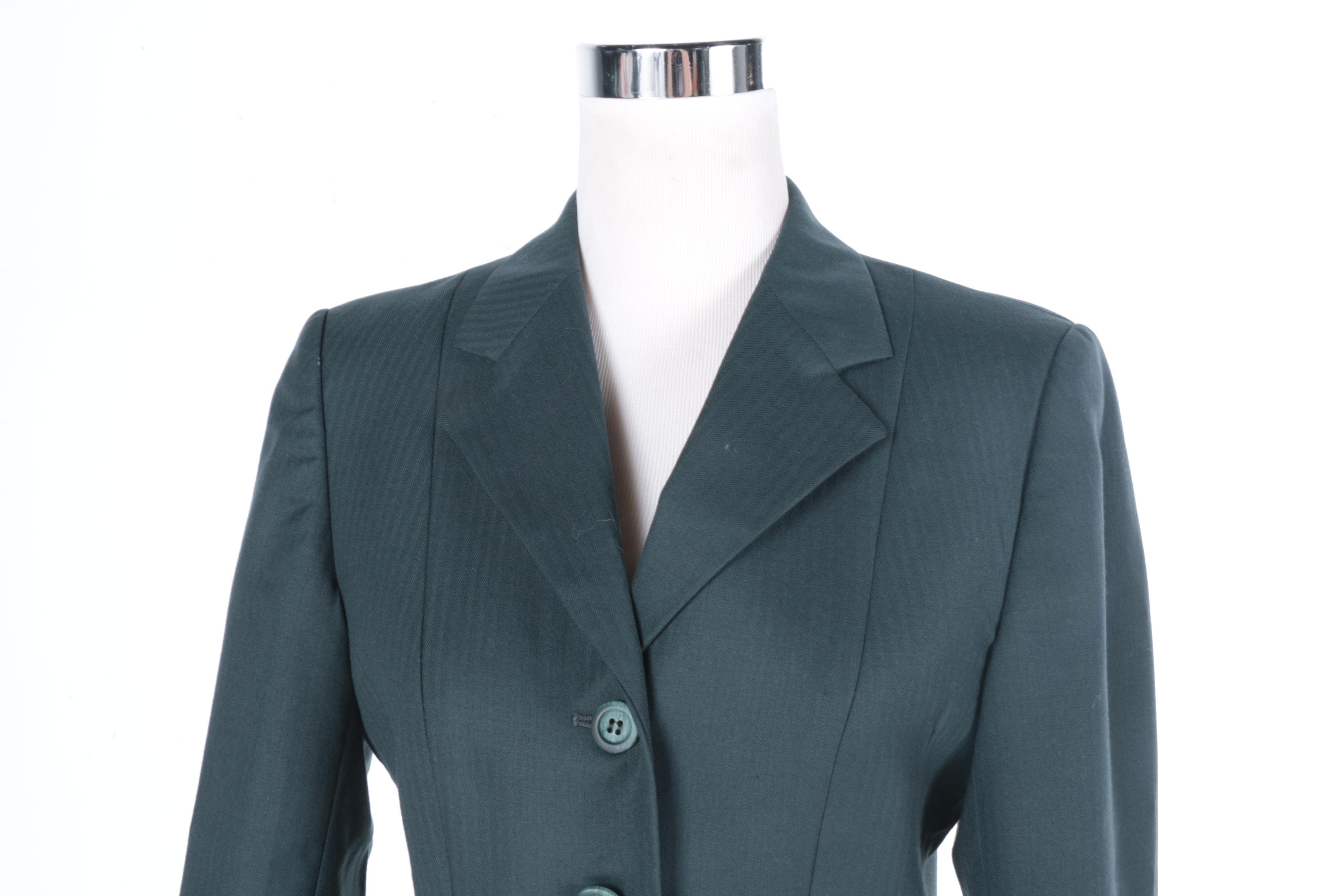 Women's Grand Prix Green Riding Jacket | EBTH