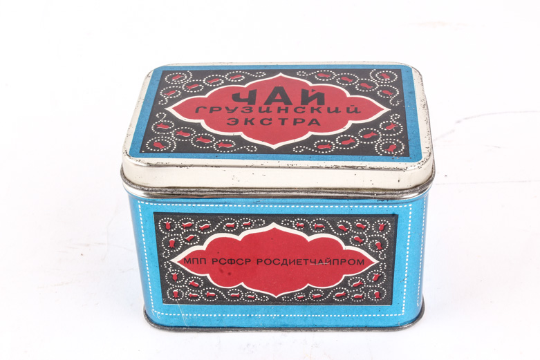 Vintage and Antique Russian Tin Tea Boxes | EBTH