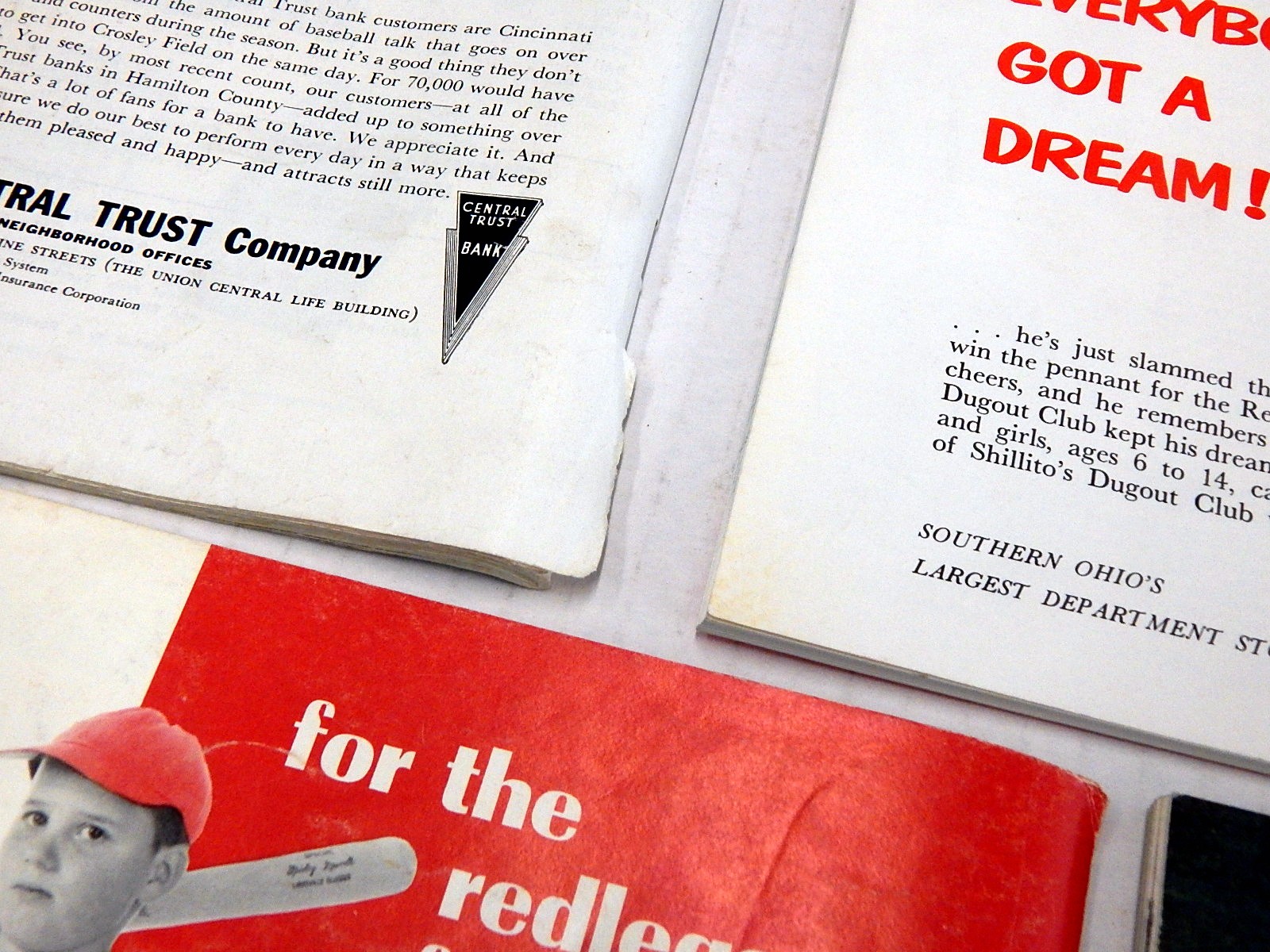 Five Vintage Cincinnati Reds Programs from 1958 to 1968 | EBTH