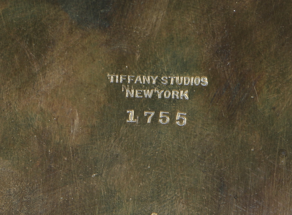 Circa 1910 Tiffany Studios "Chinese" Bronze Desk Set | EBTH