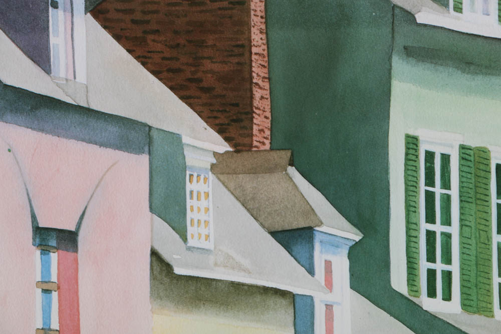 Offset Lithograph After Elizabeth Horowitz's "Quai de St. Catherine" | EBTH