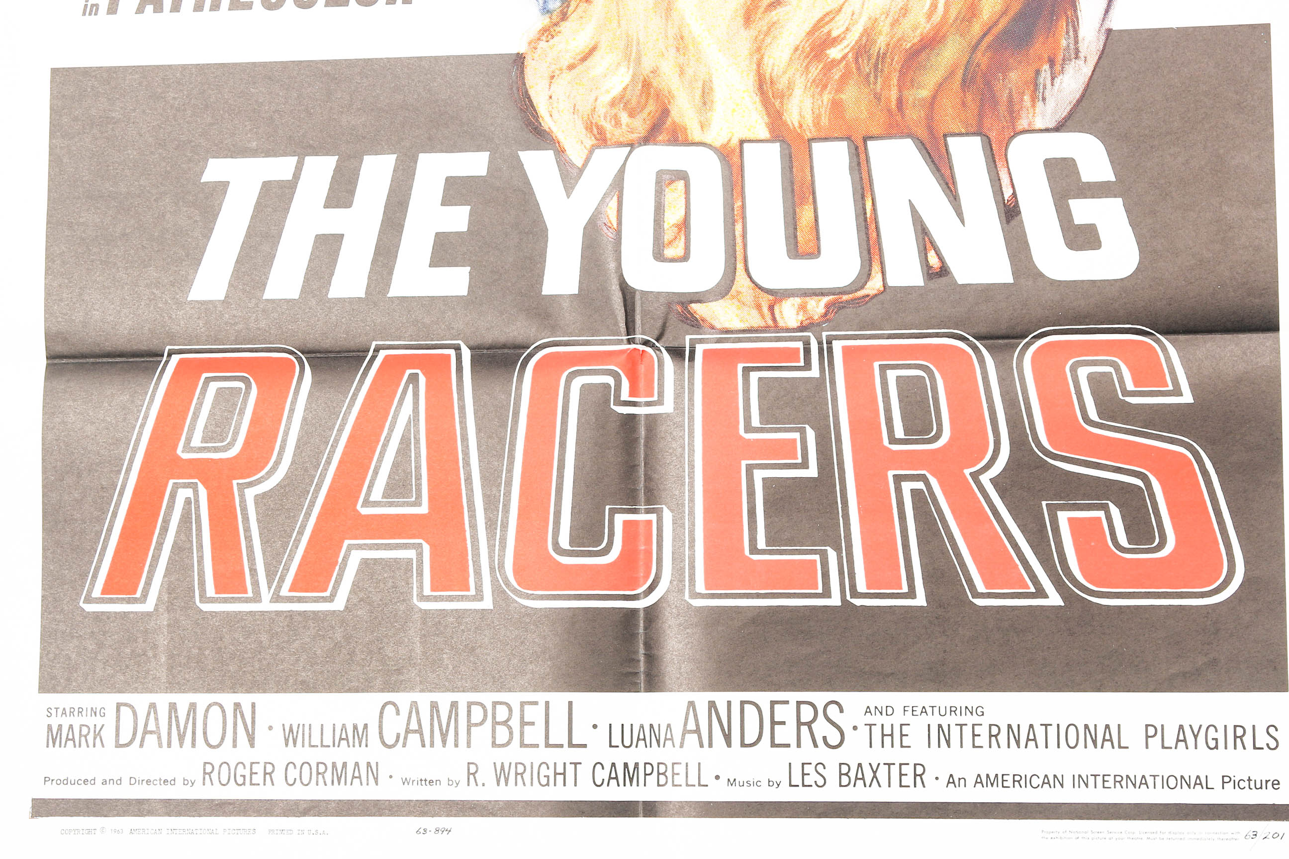 1963 "The Young Racers" Movie Poster | EBTH