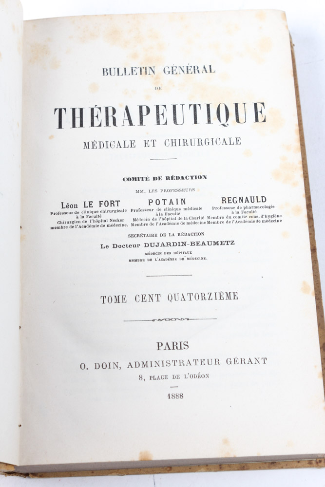 Antique French Illustrated Medical Texts | EBTH