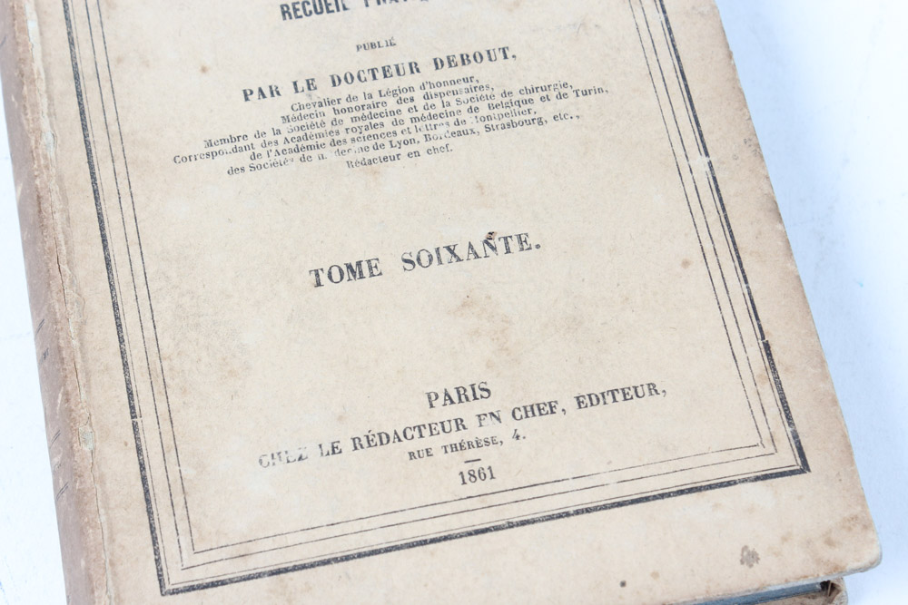 Antique French Illustrated Medical Texts | EBTH