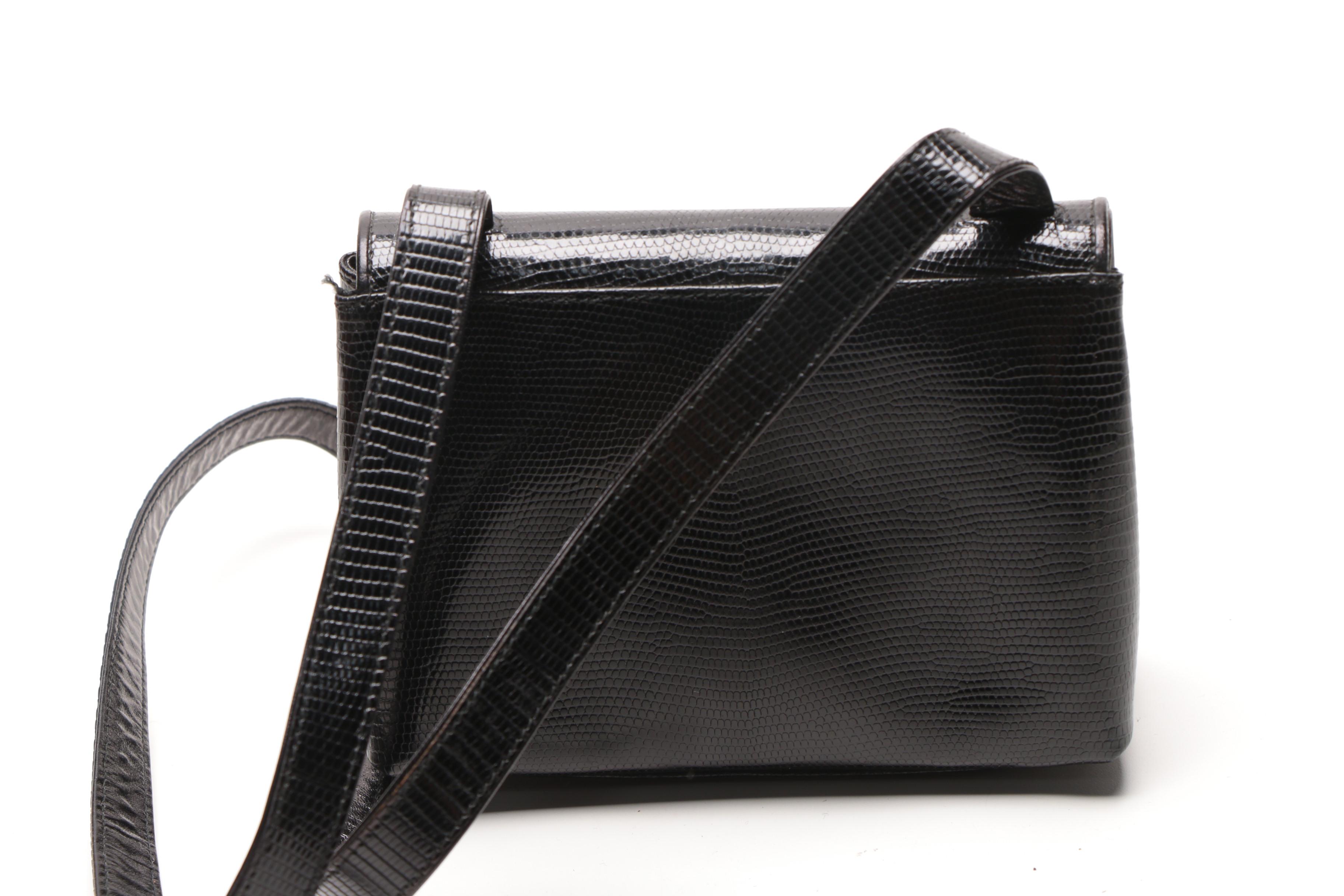 Pair of Small Leather Shoulder Bags Including De Vecchi by Hamilton ...