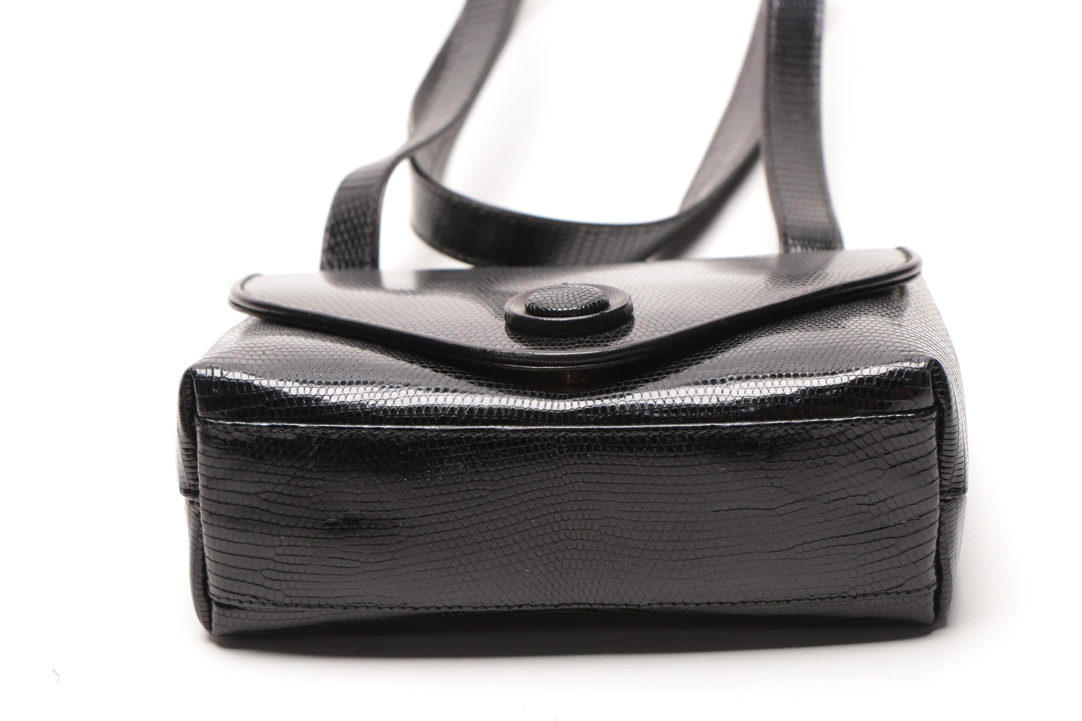 Pair of Small Leather Shoulder Bags Including De Vecchi by Hamilton ...