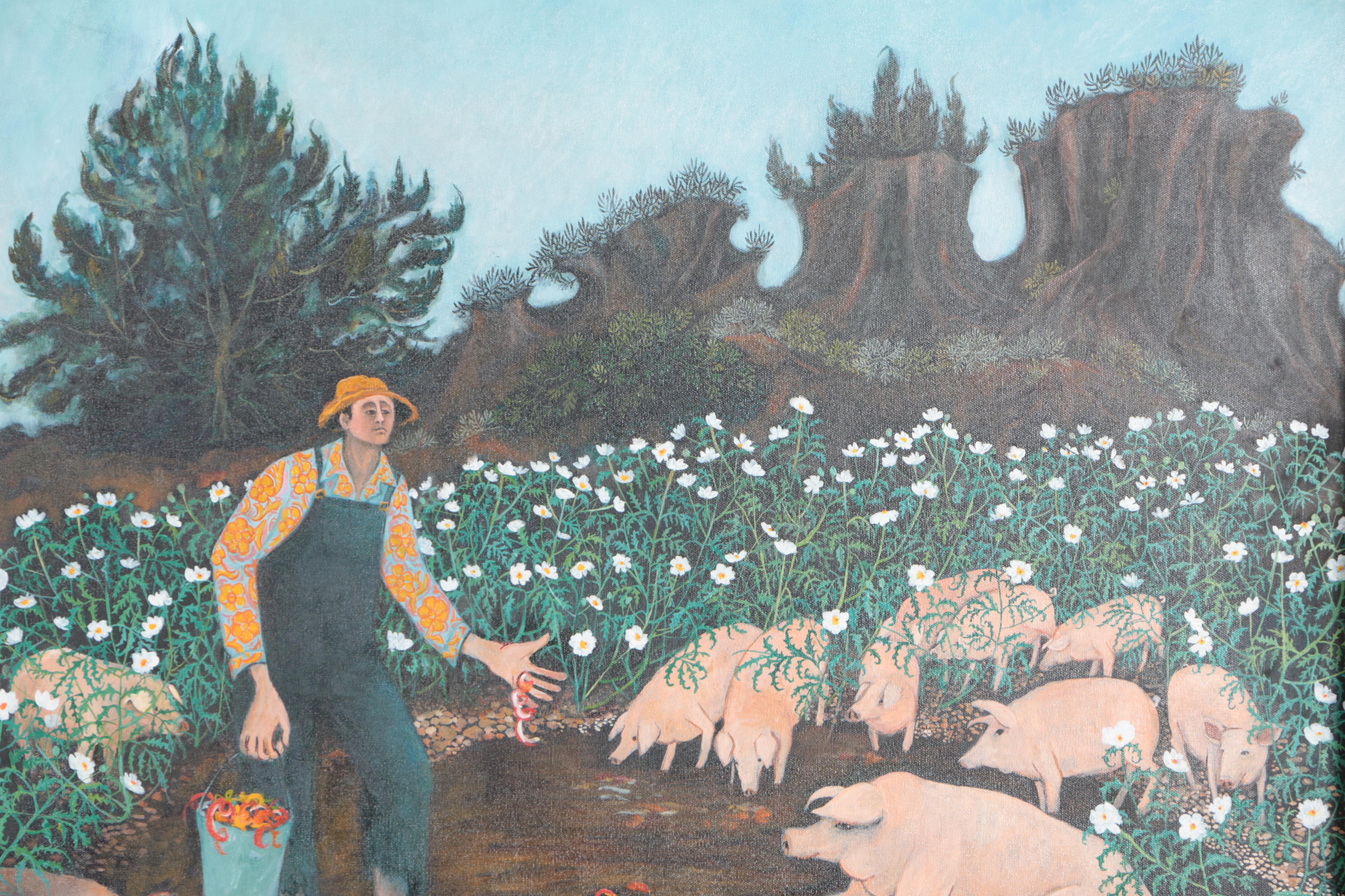 Lu Ann Barrow Oil Painting on Canvas "Prodigal Son" | EBTH