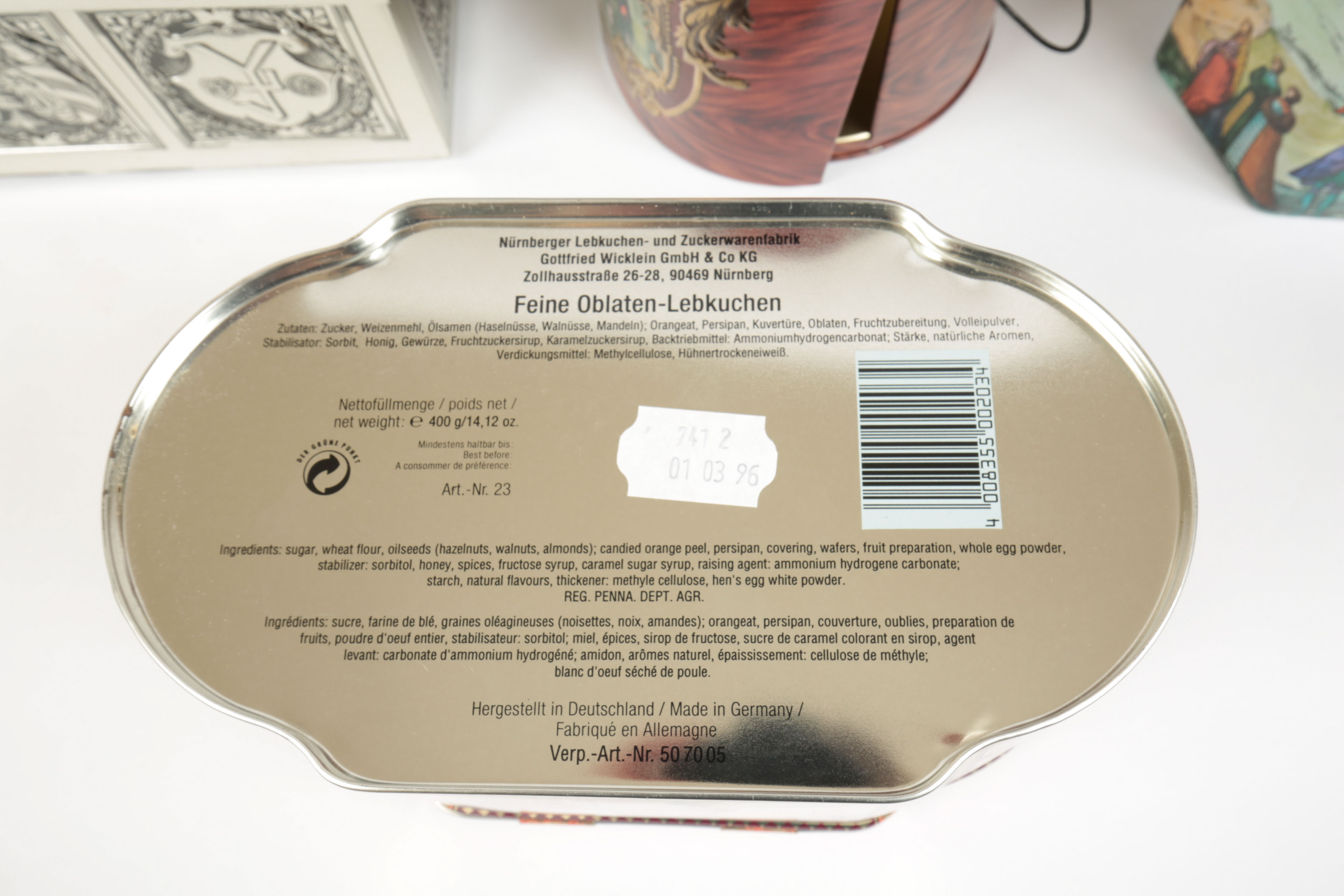 German Tin Container Collection | EBTH