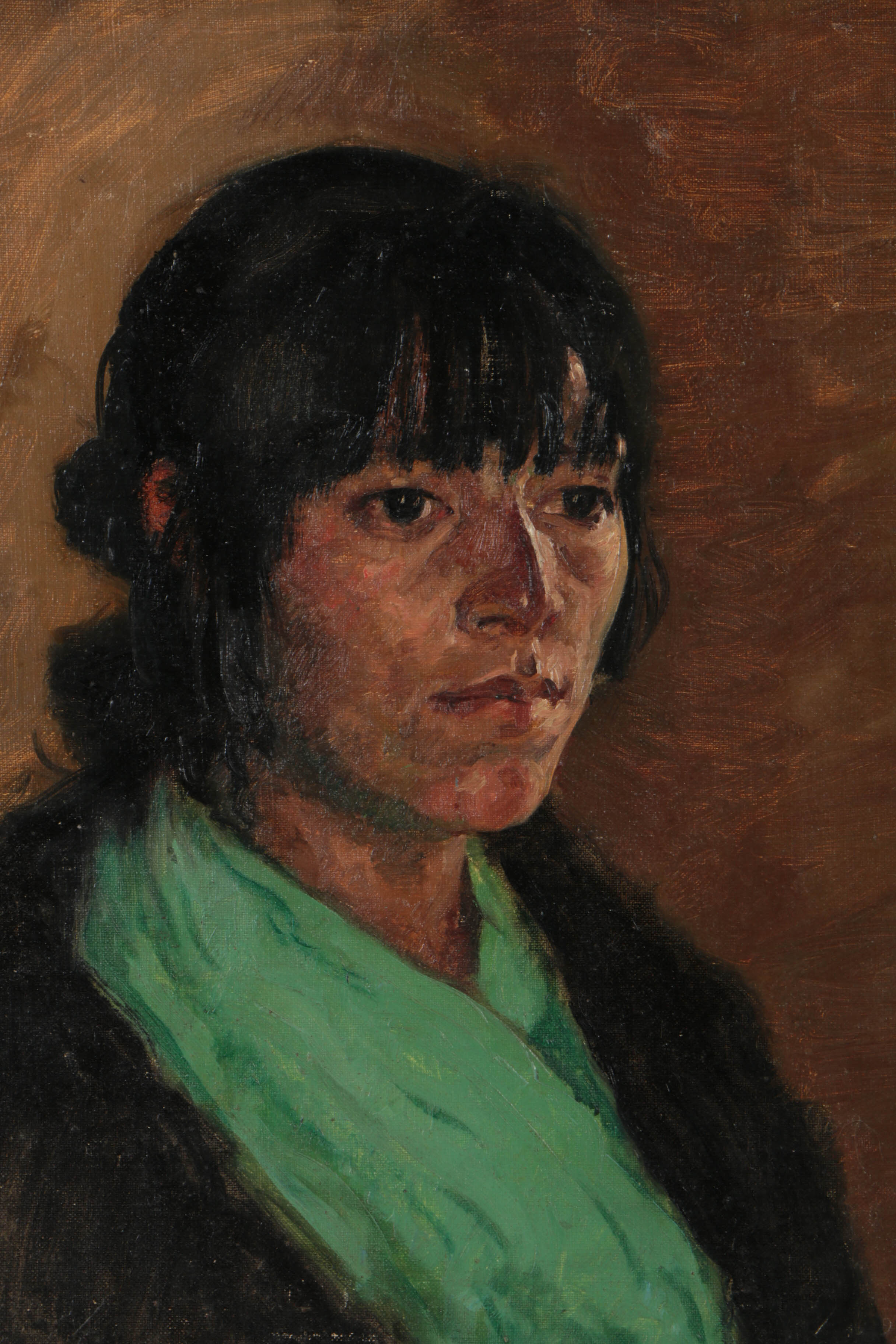 Rare Southwestern Portrait of a Native American by Simon Baus | EBTH