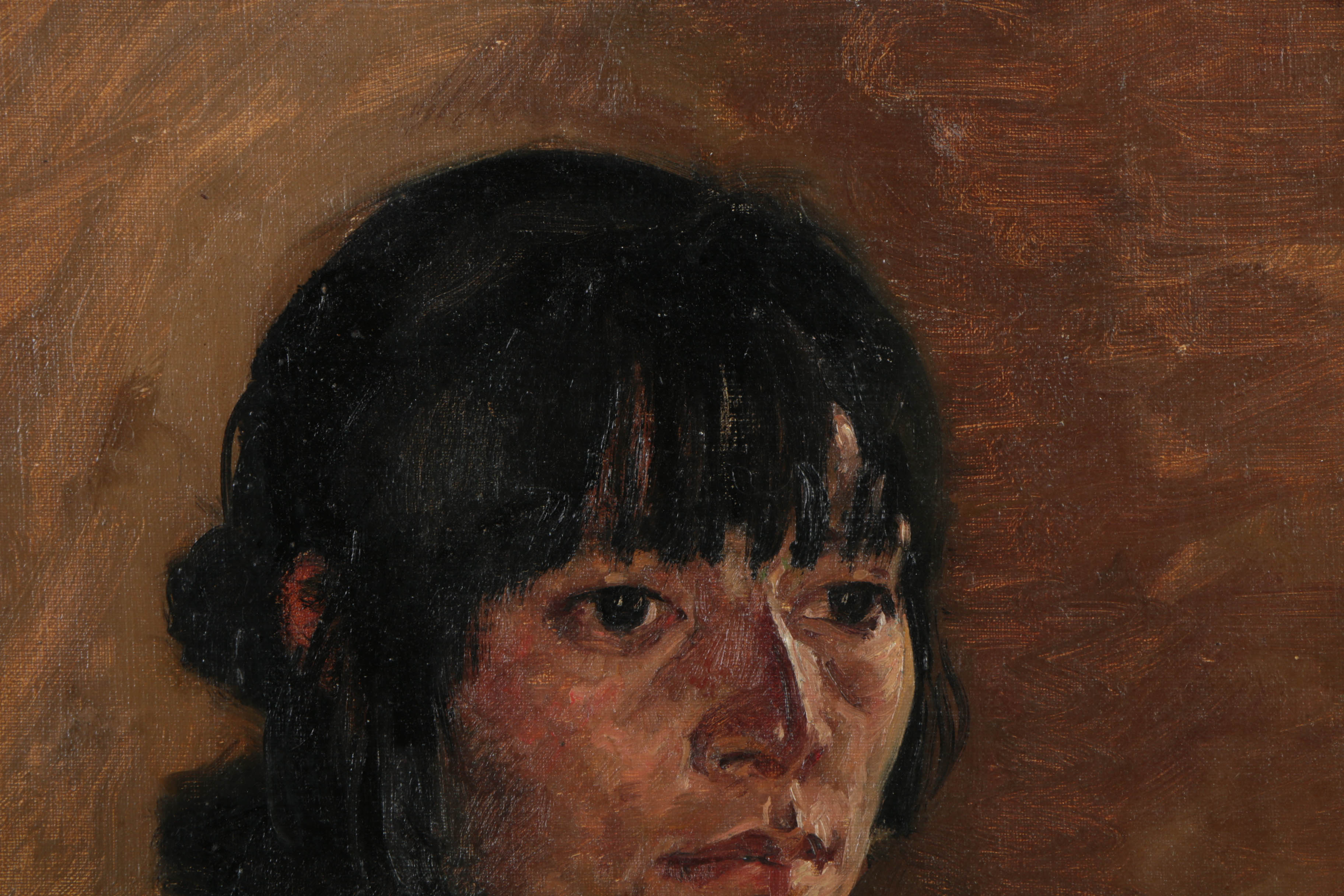 Rare Southwestern Portrait of a Native American by Simon Baus | EBTH