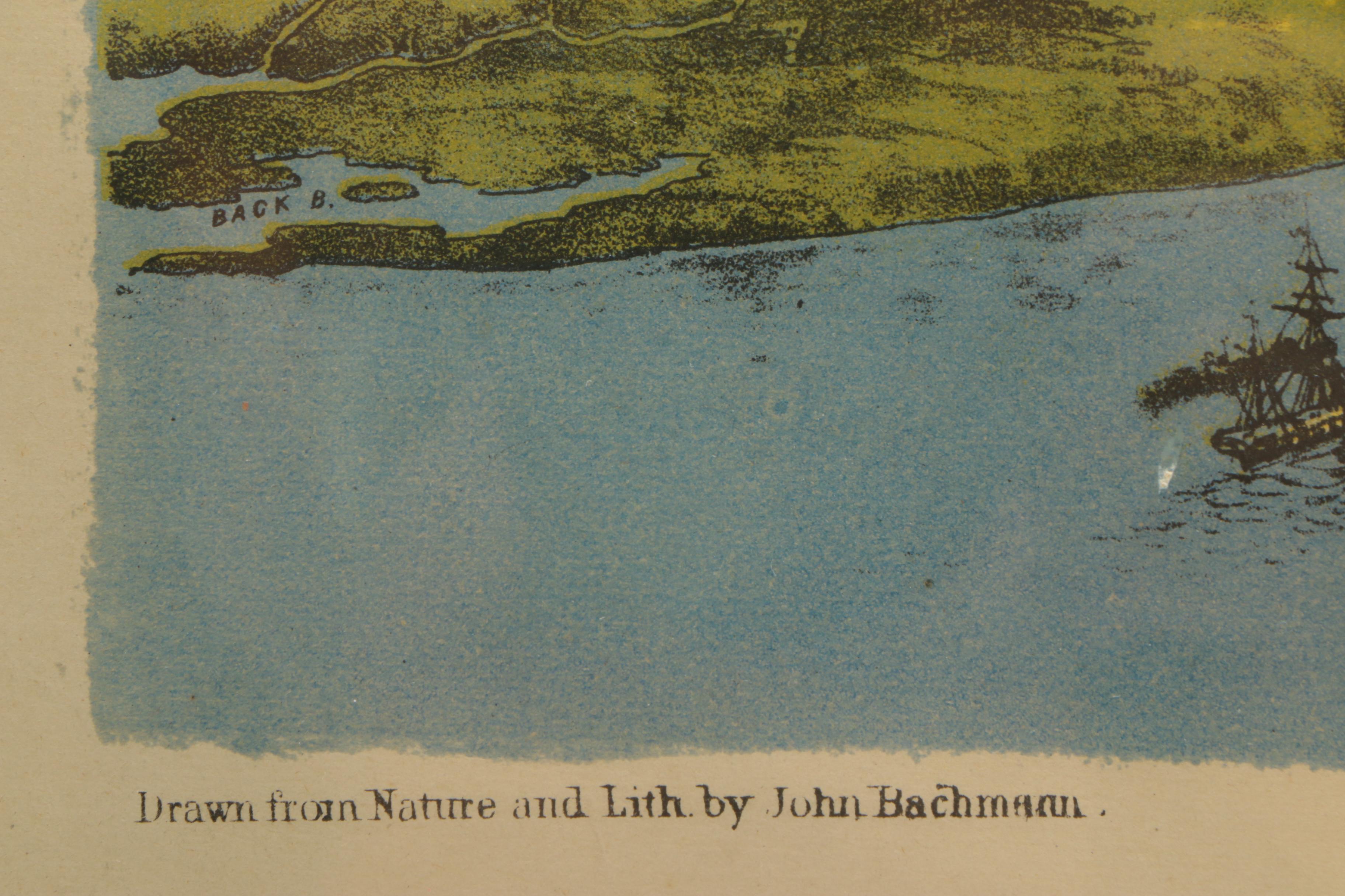 Antique Lithograph Map "Panorama of the Seat of War" | EBTH