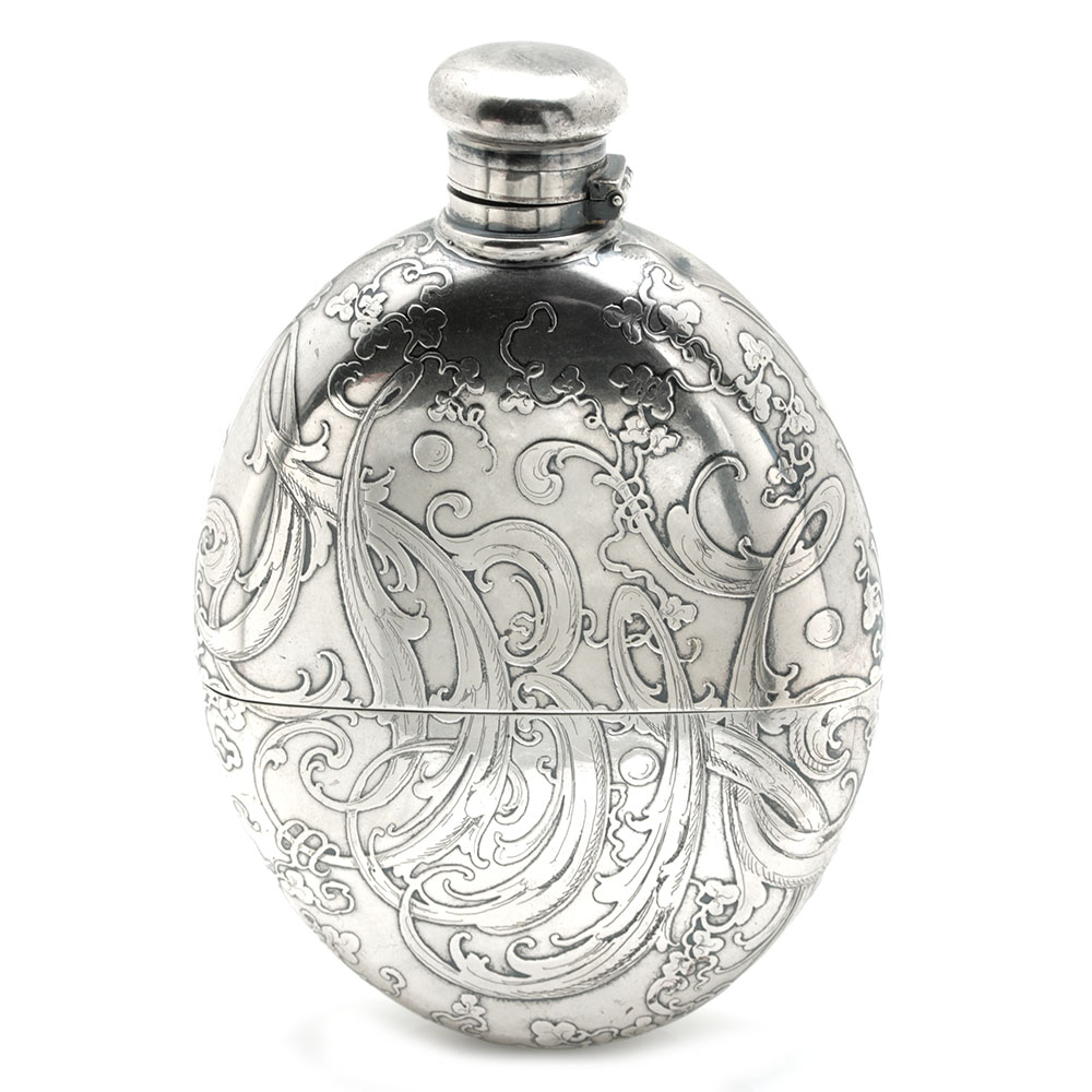 Antique Tiffany & Co. Sterling Silver Flask | EBTH