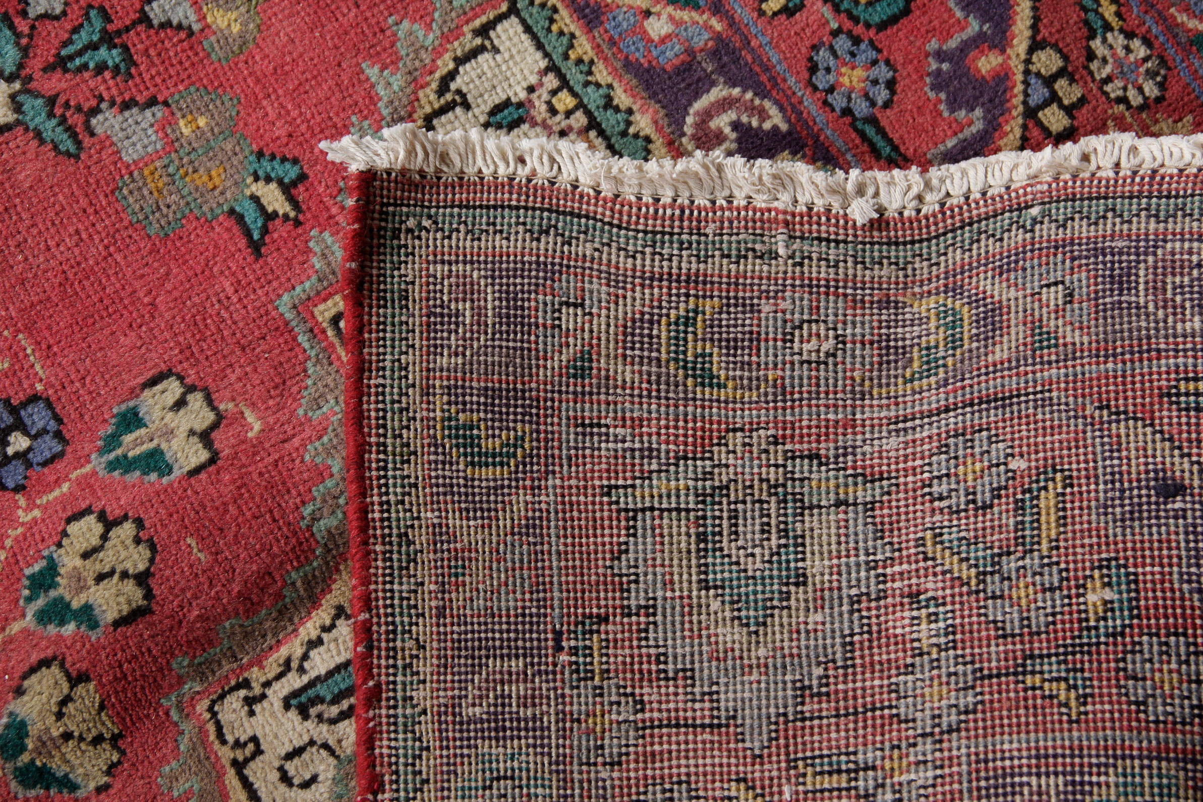 Vintage Hand-Knotted Persian Tabatabai Tabriz Rug | EBTH