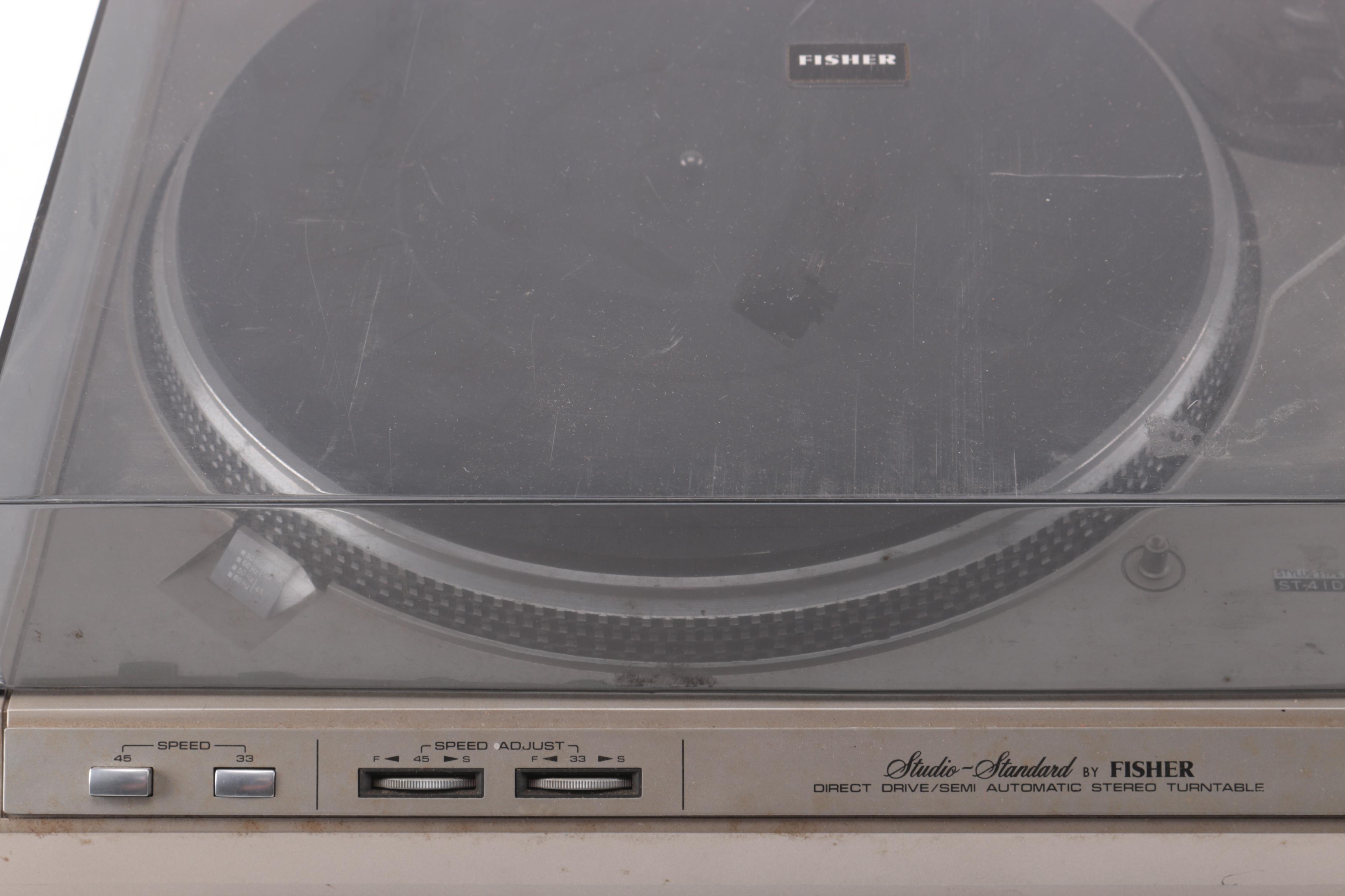 1980s Fisher Studio-Standard Stereo Turntable | EBTH
