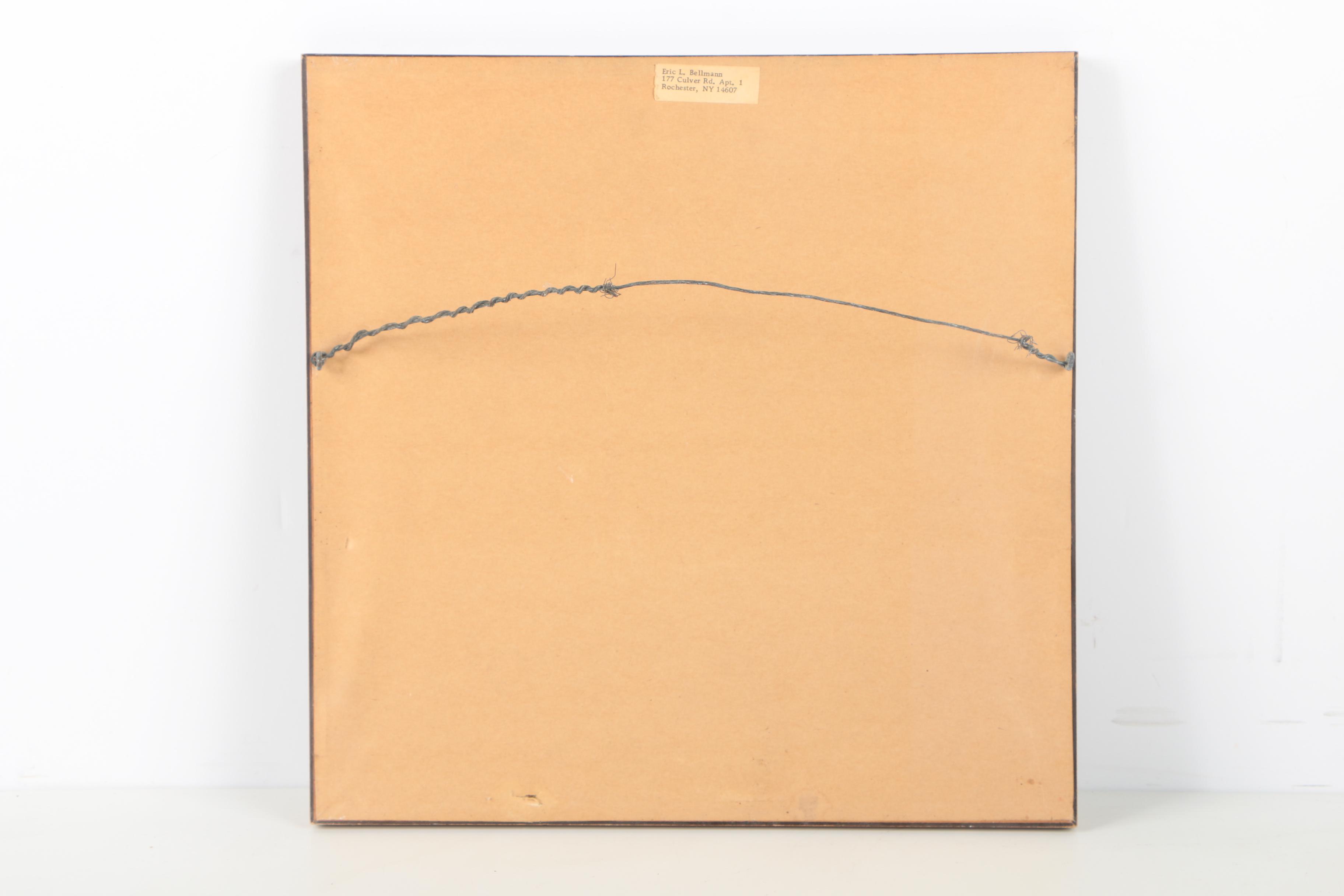 Eric L. Bellmann Intaglio Print "Spring Flowers" | EBTH