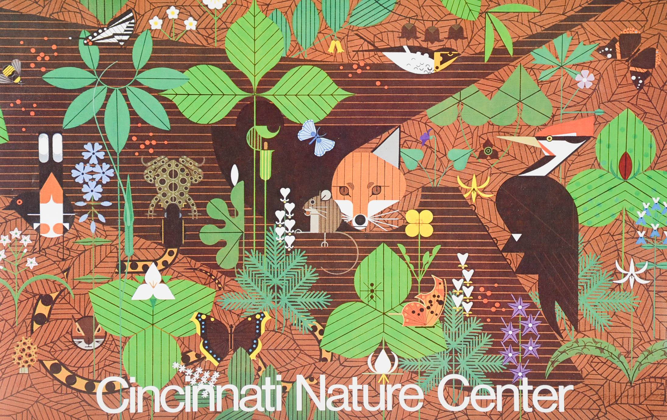 Charley Harper Hand-Signed Poster for Cincinnati Nature Center | EBTH