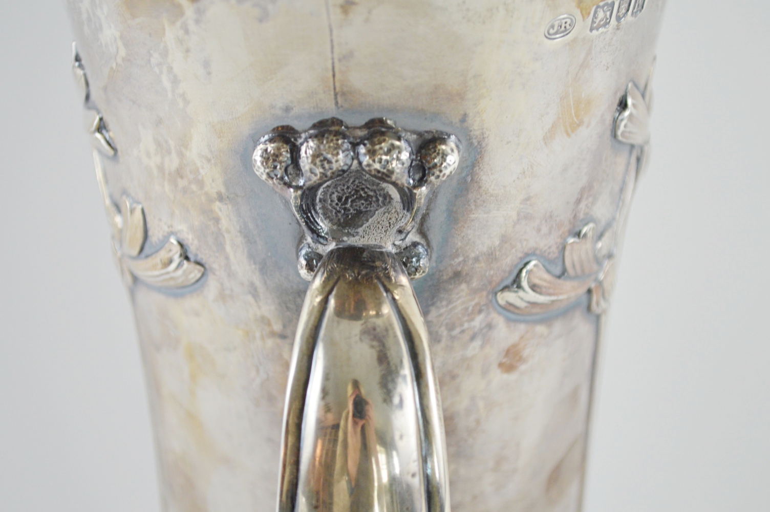 Antique John Round & Son Ltd. Art Nouveau Sterling Silver Vase | EBTH