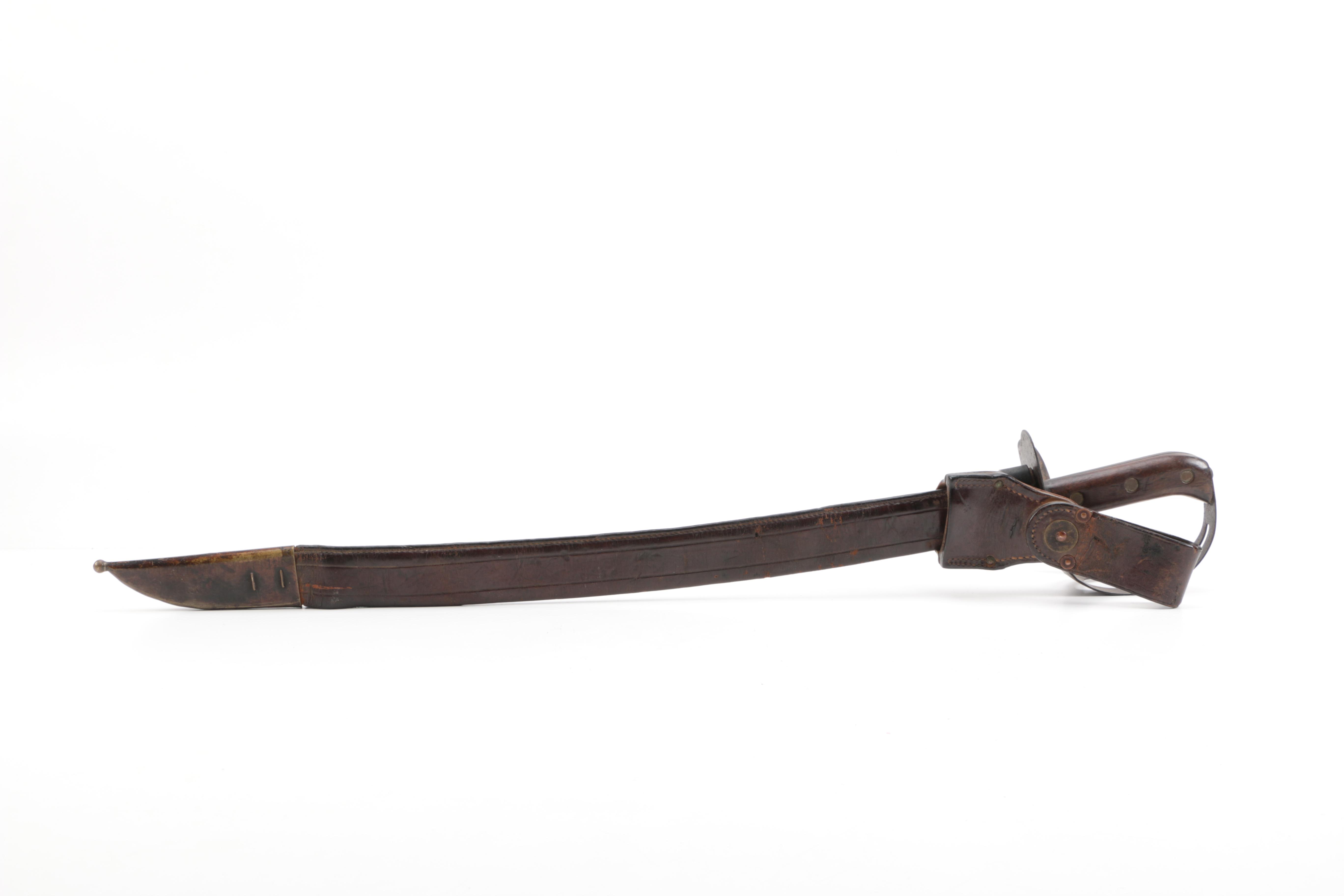 Milsco M1941 "Klewang" Naval Cutlass and Leather Scabbard | EBTH
