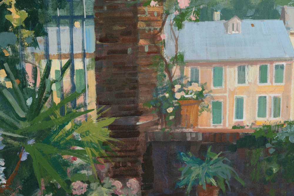 William Benecke Oil Painting on Canvas "Portofino Harbor" | EBTH