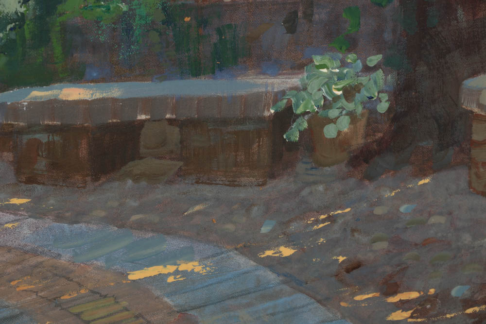 William Benecke Oil Painting on Canvas "Portofino Harbor" | EBTH