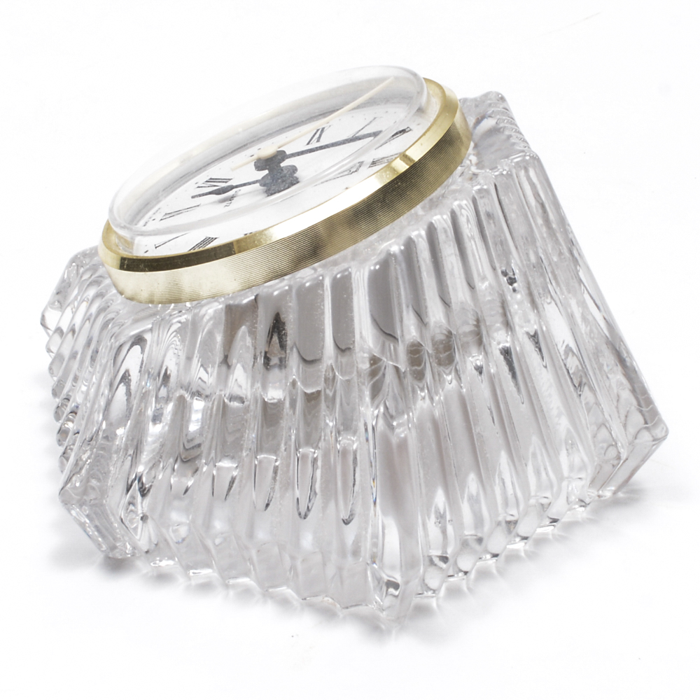 Anna Hutte Bleikristall Crystal Clock | EBTH