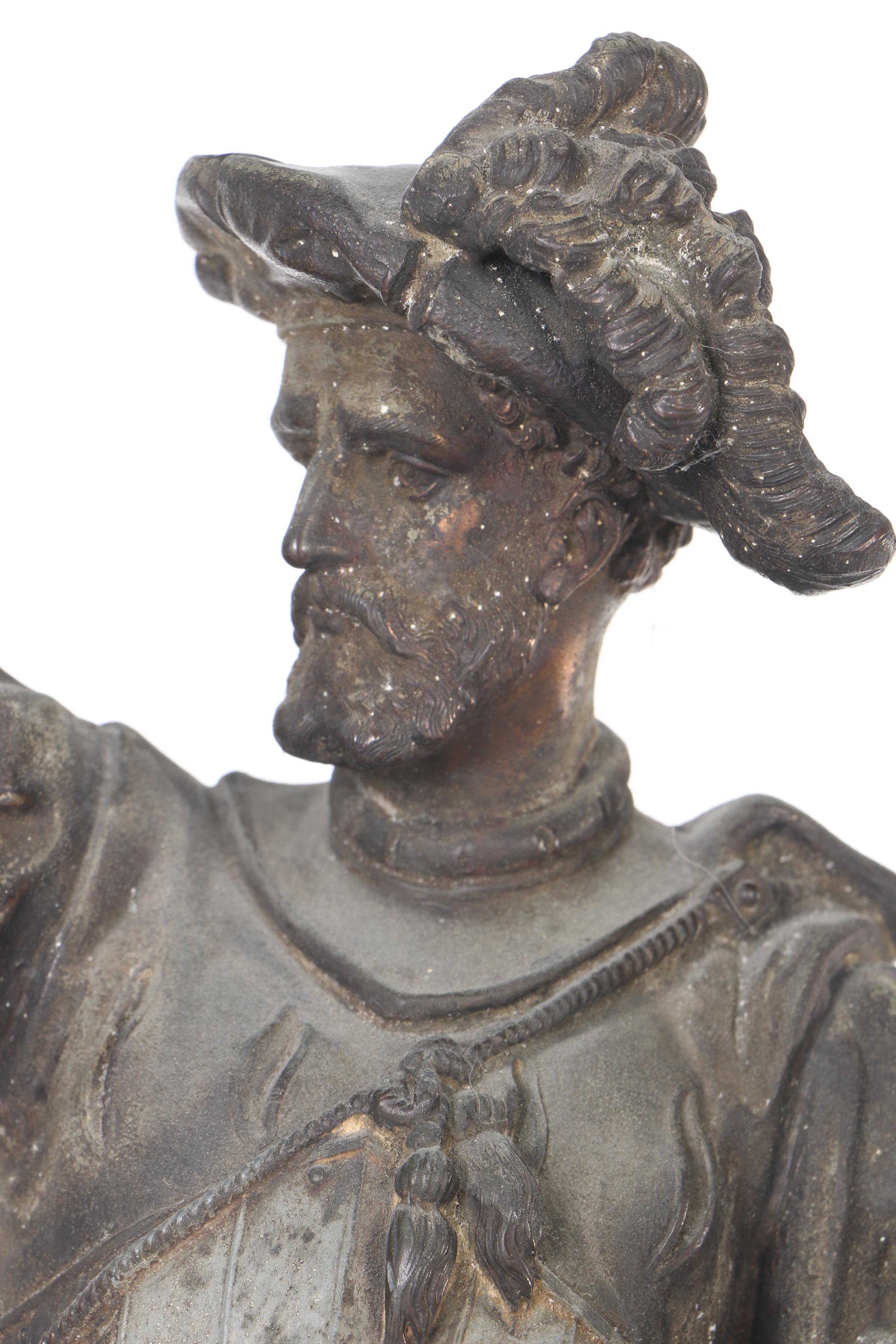 Spelter Statue of a Renaissance Explorer | EBTH
