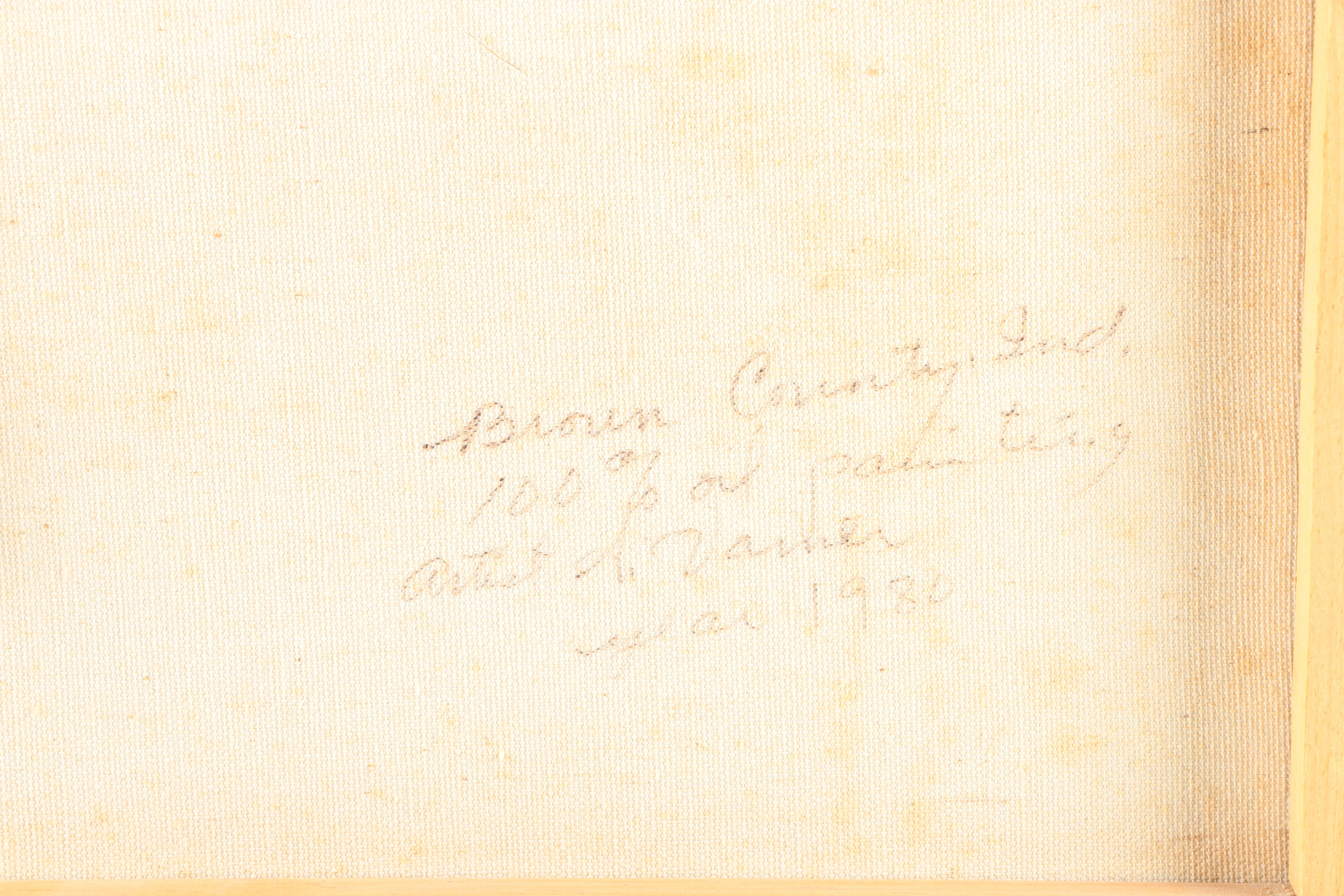 Ann Varner Vintage Oil Painting on Canvas of a Landscape | EBTH