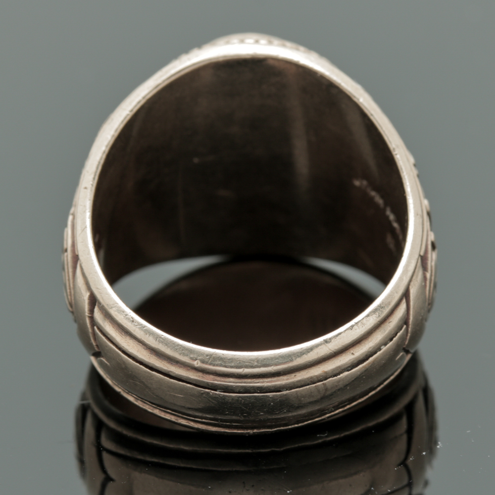 Vintage Rutgers University 10K Yellow Gold Class Ring Featuring ...