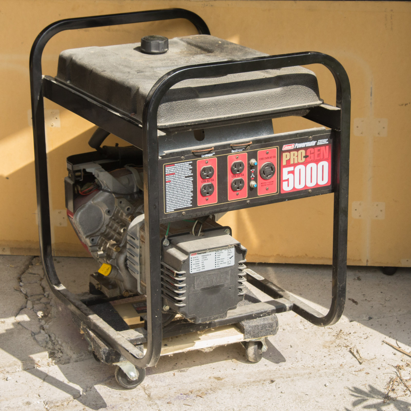 Coleman Powermate Pro Gen 5000 Generator | EBTH