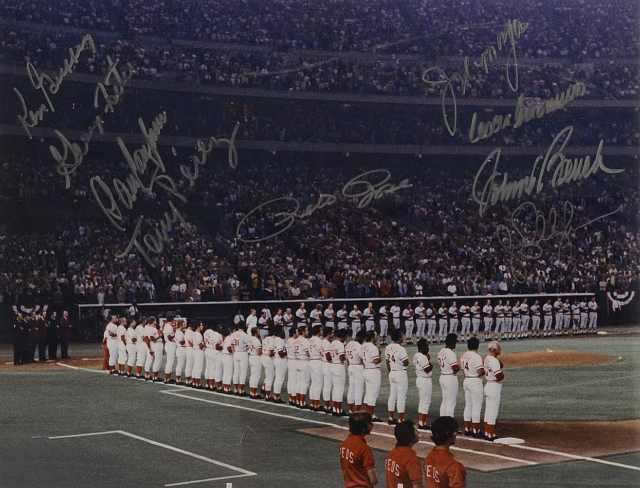 Big Red Machine Signed Photo COA | EBTH